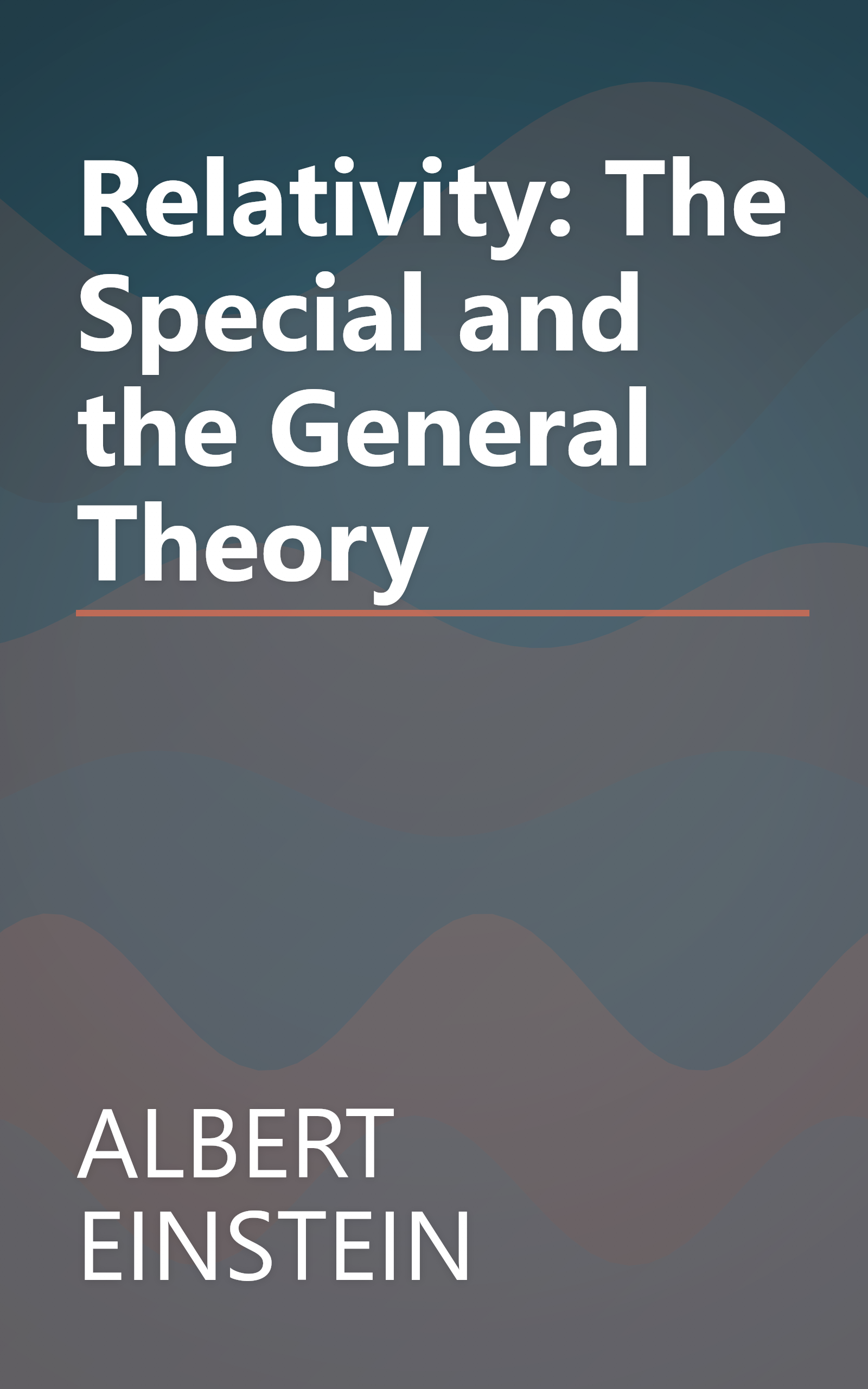 Relativity: The Special and the General Theory book cover