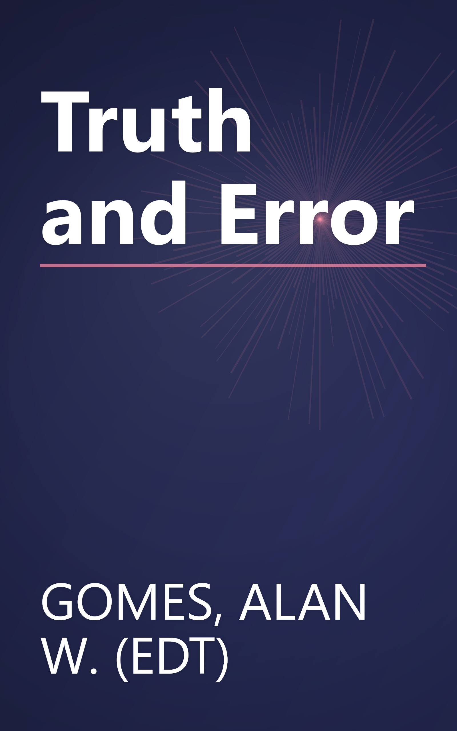 Truth and Error book cover