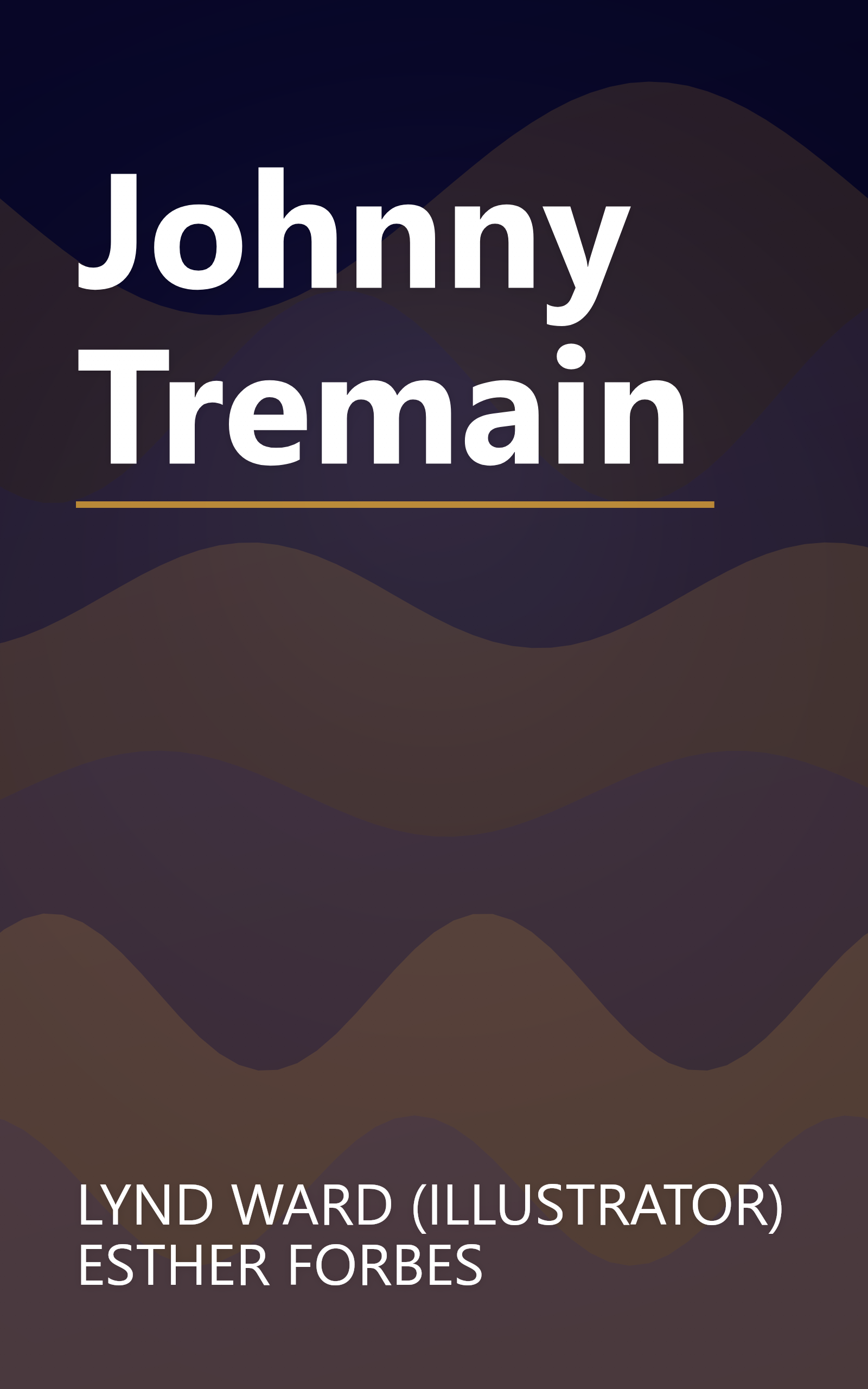 Johnny Tremain book cover