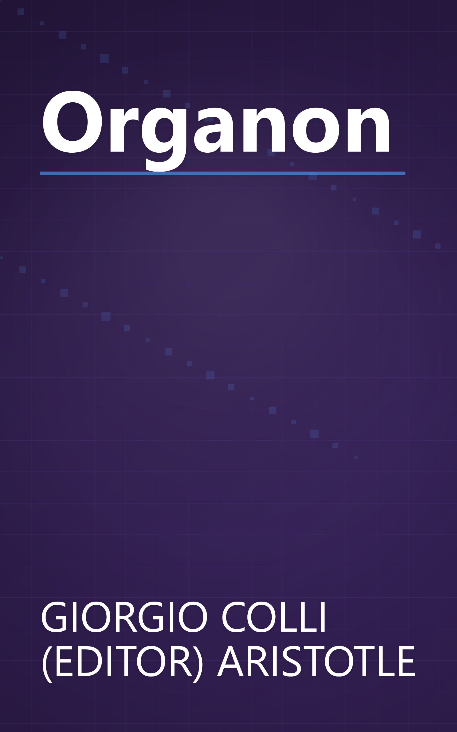 Organon book cover
