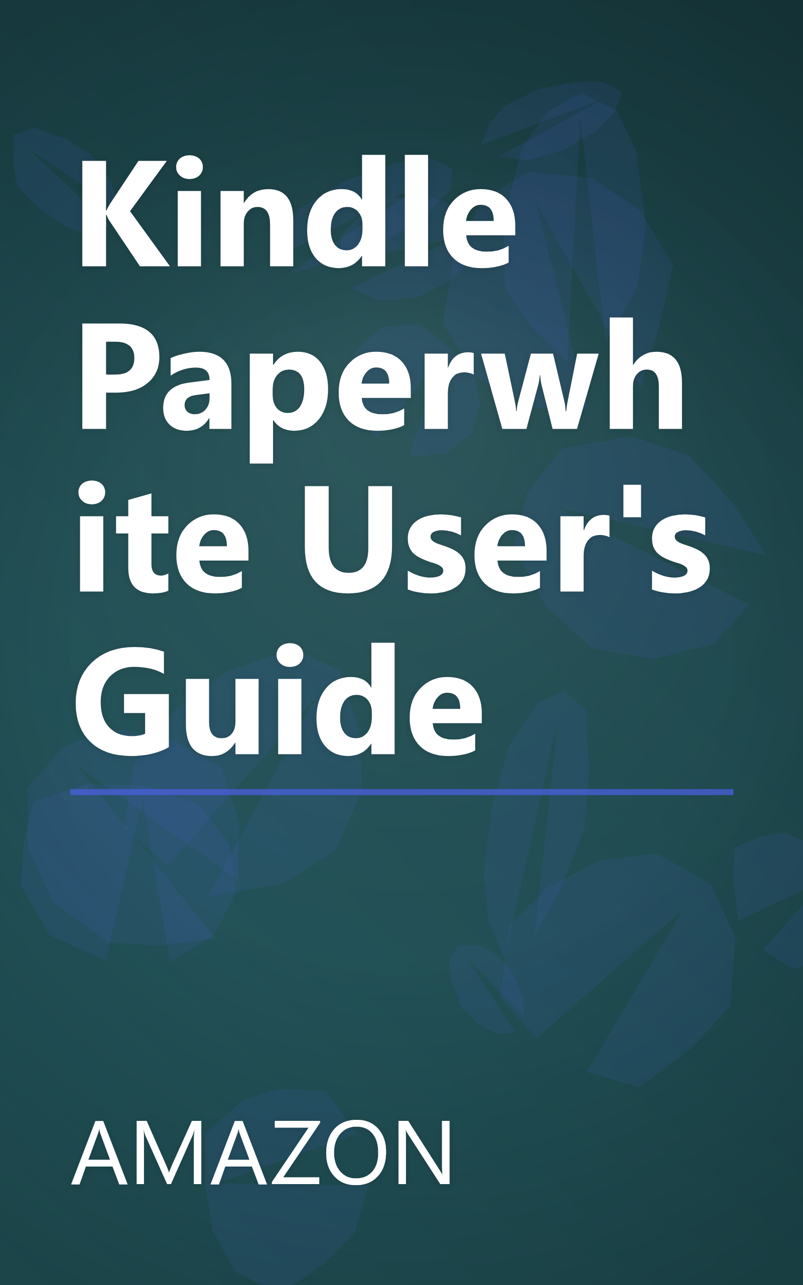 Kindle Paperwhite User's Guide book cover