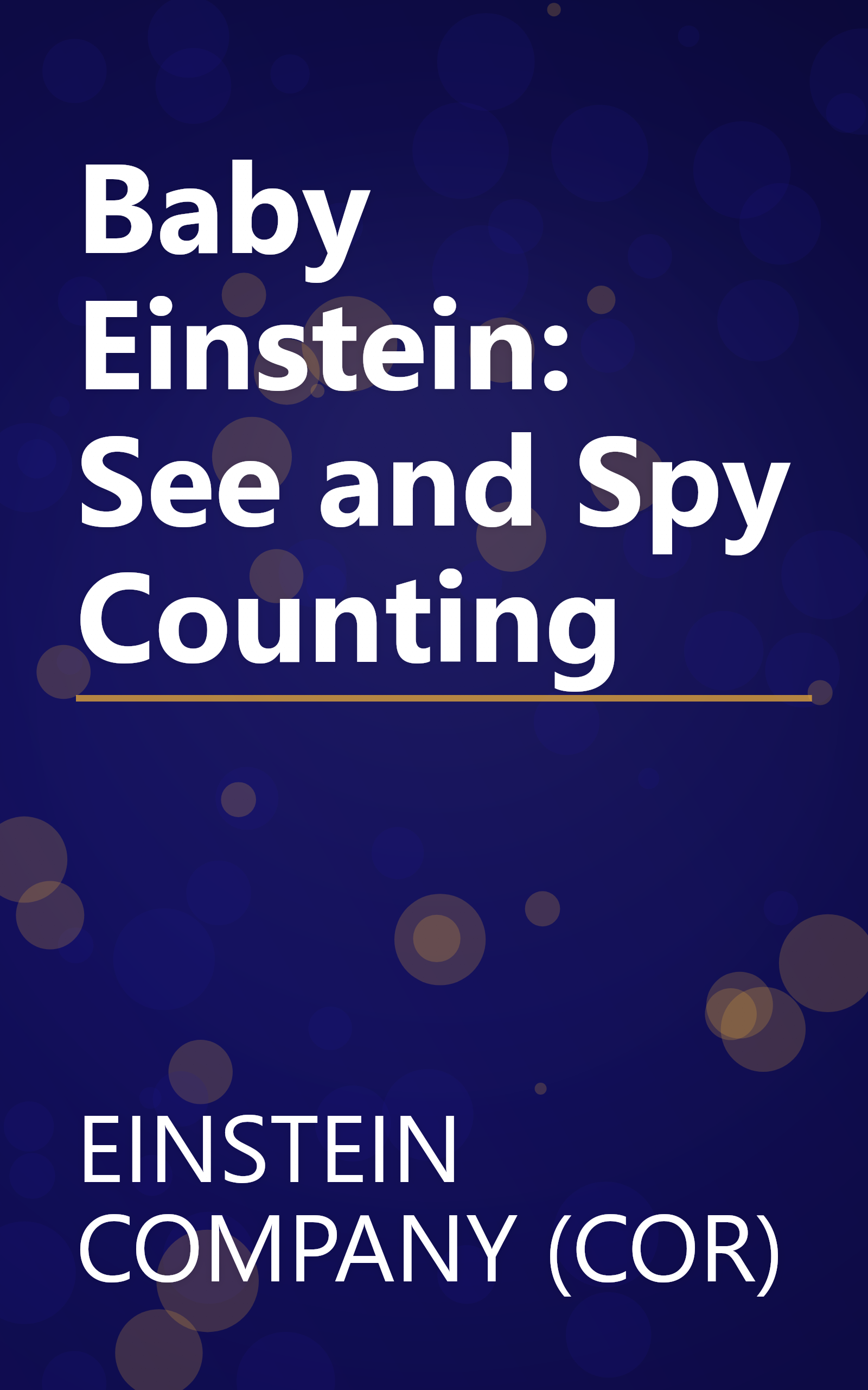 Baby Einstein: See and Spy Counting book cover
