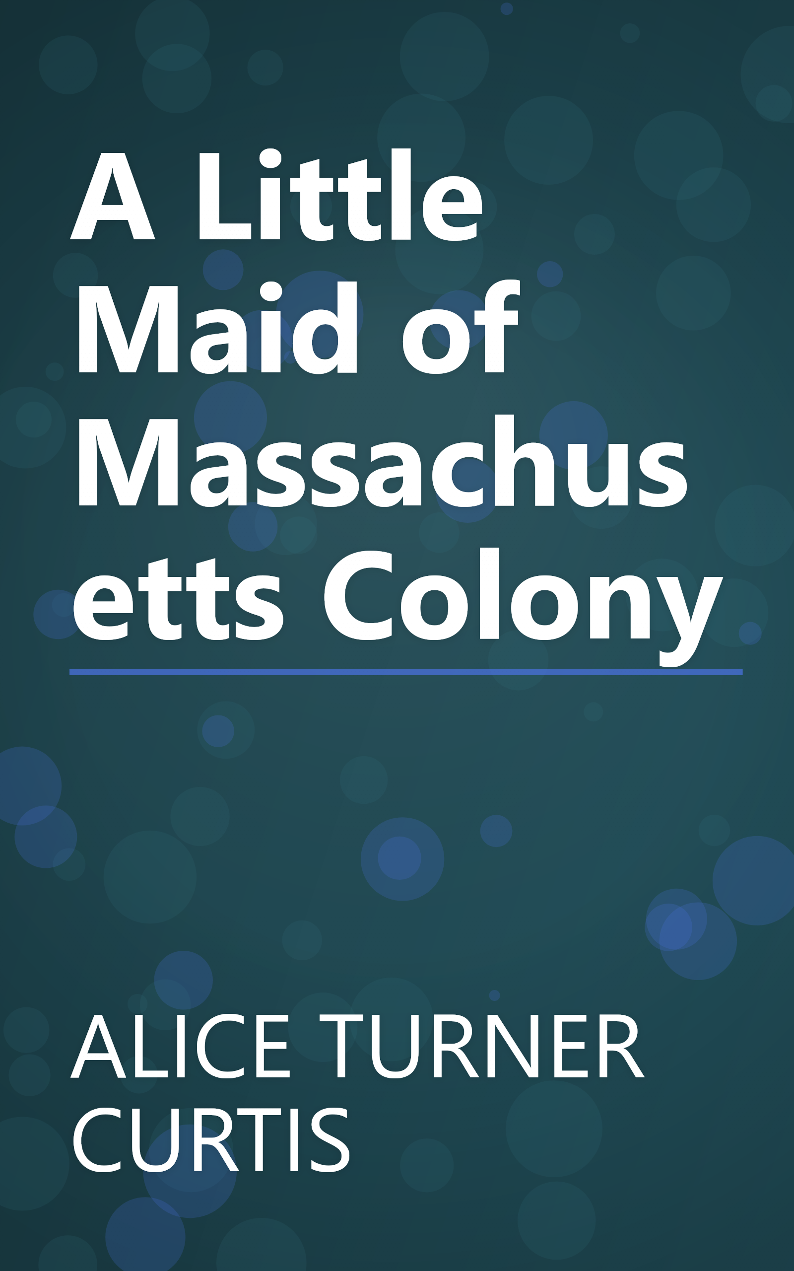 A Little Maid of Massachusetts Colony book cover