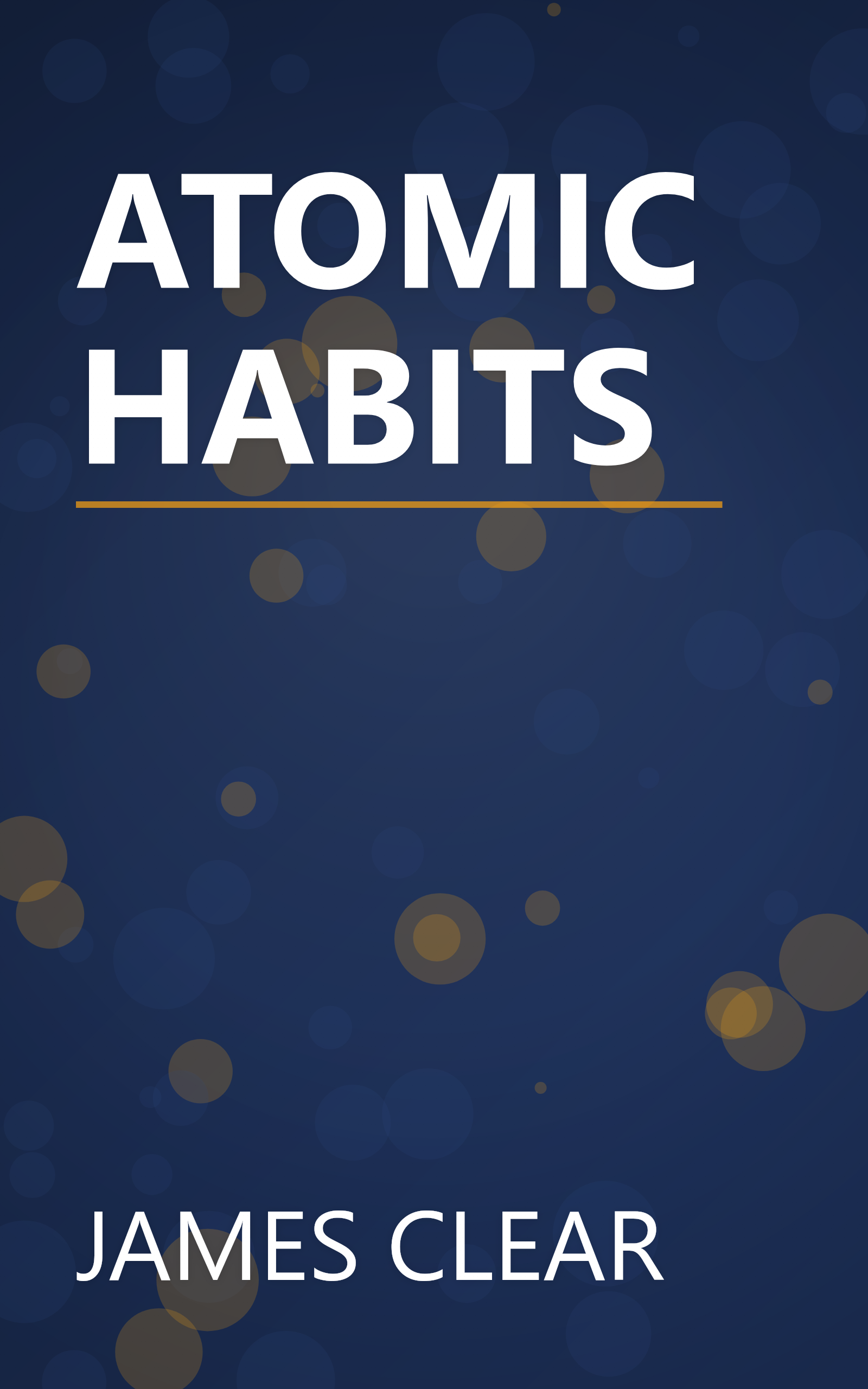 ATOMIC HABITS book cover