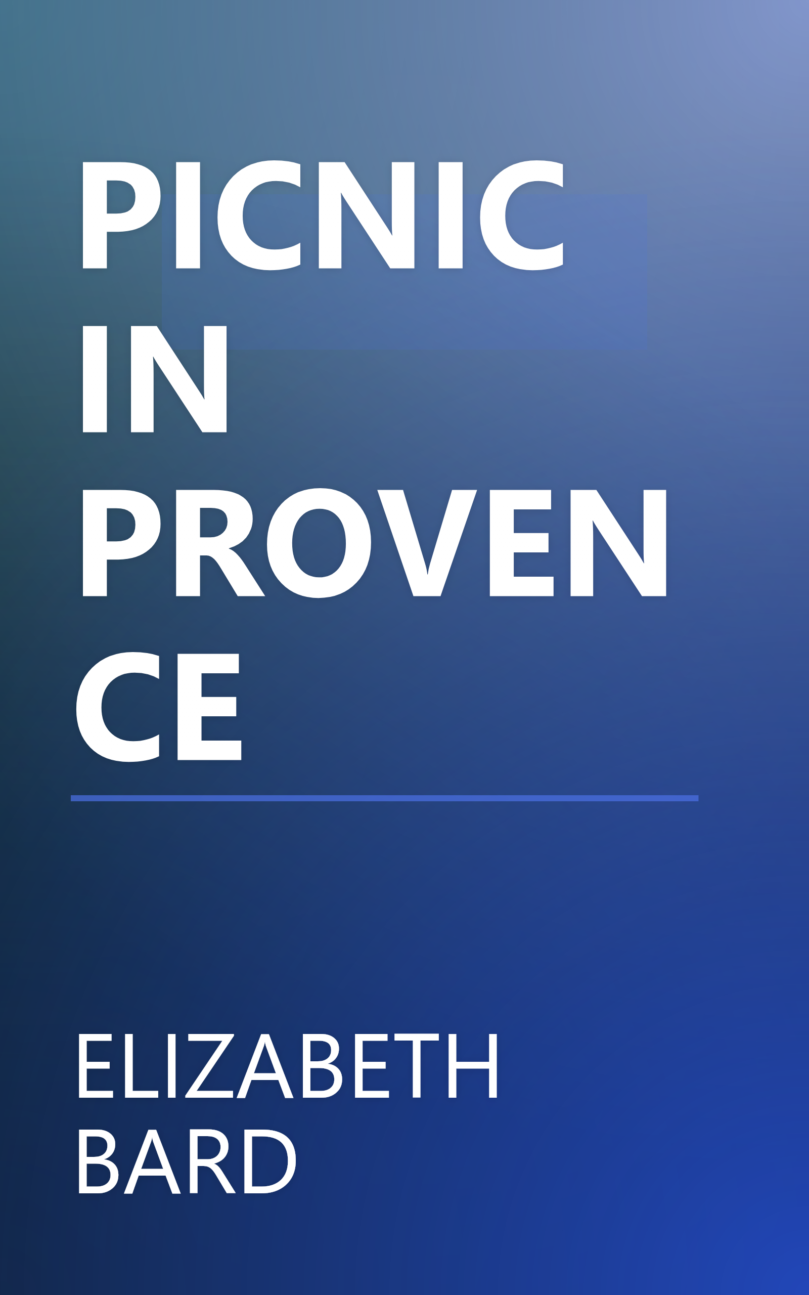 PICNIC IN PROVENCE book cover