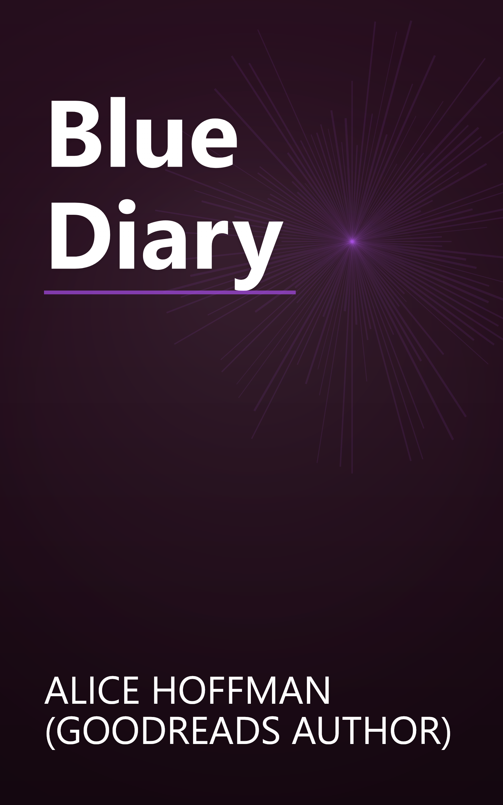 Blue Diary book cover