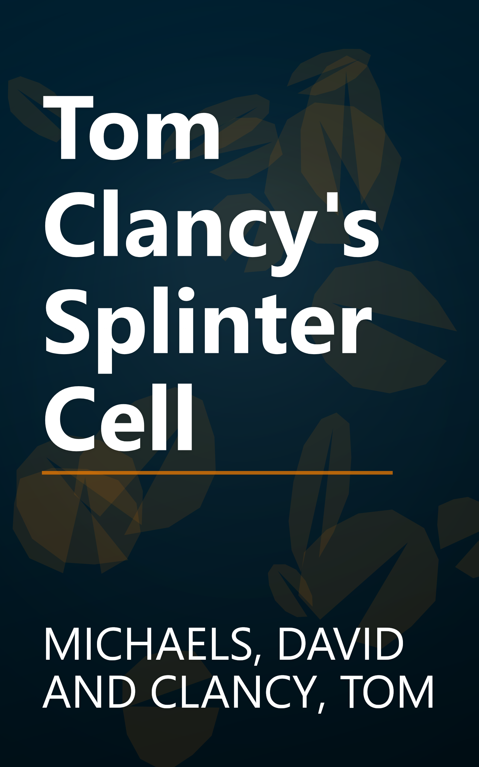 Tom Clancy's Splinter Cell book cover