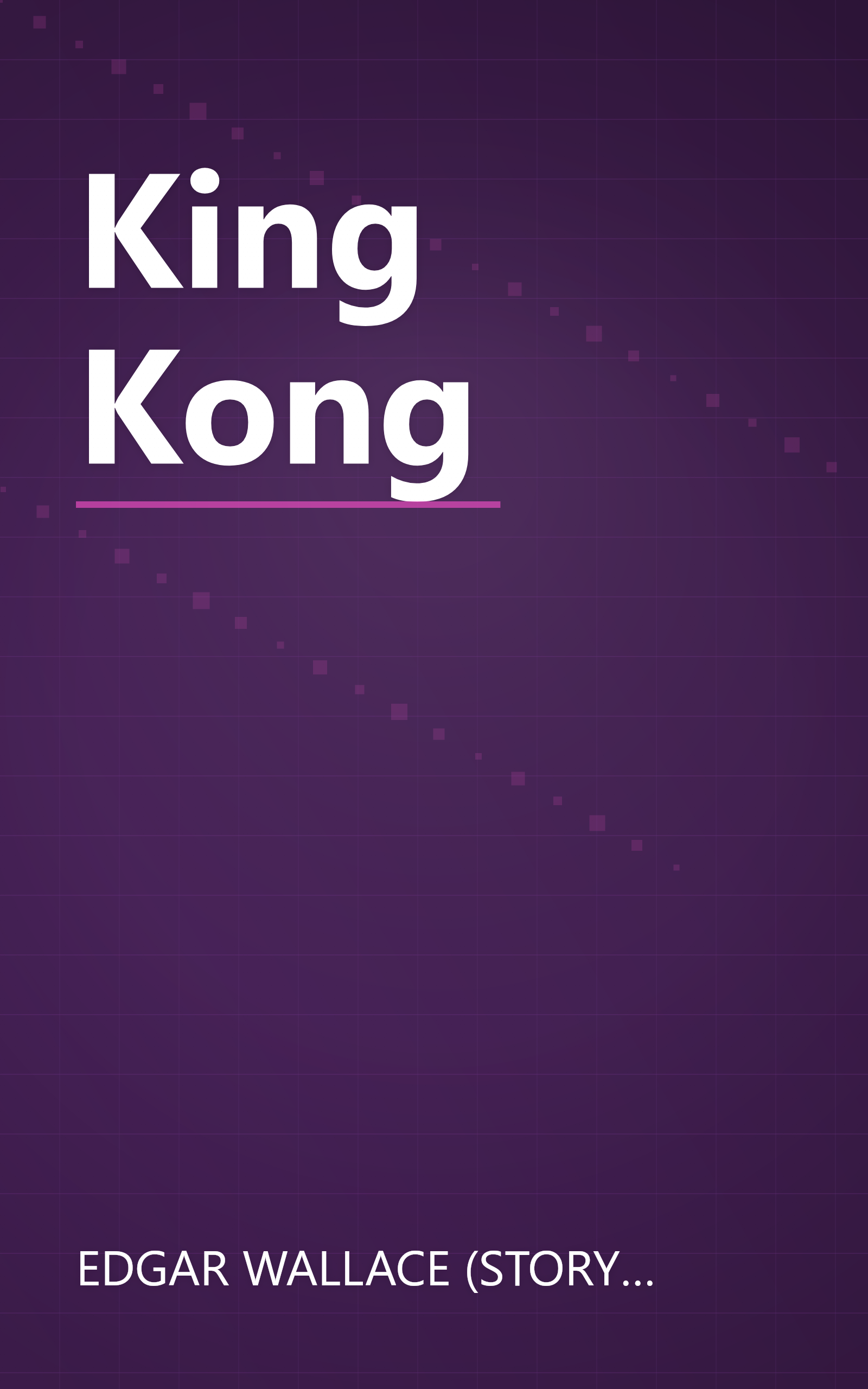 King Kong book cover