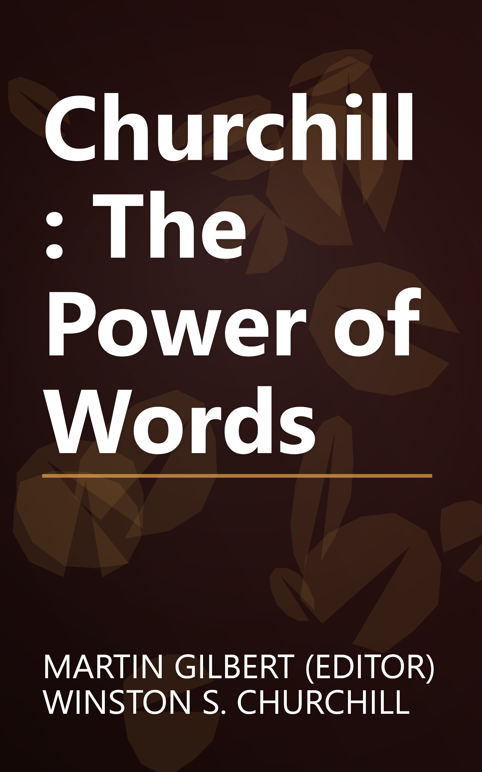 Churchill: The Power of Words book cover