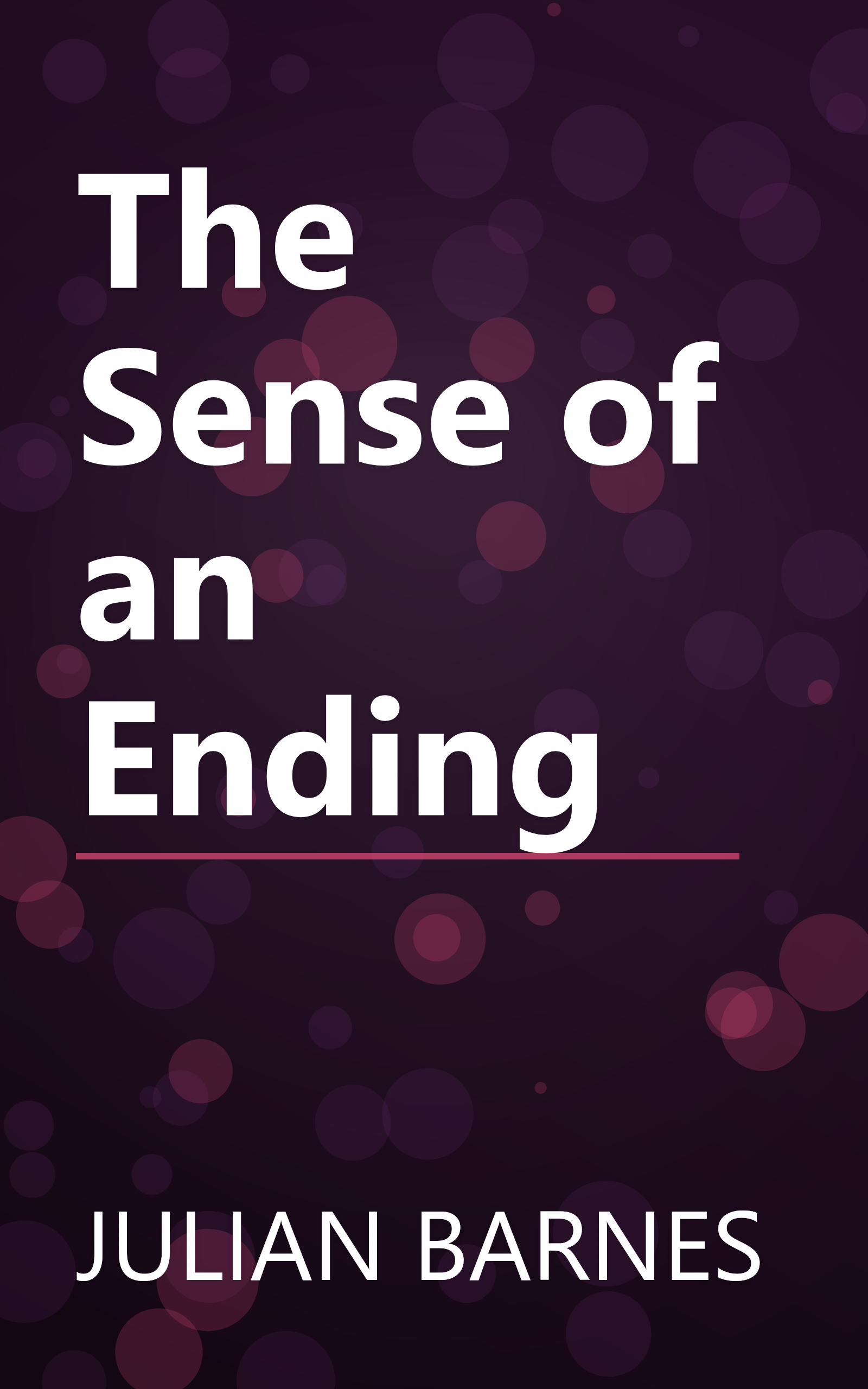 The Sense of an Ending book cover