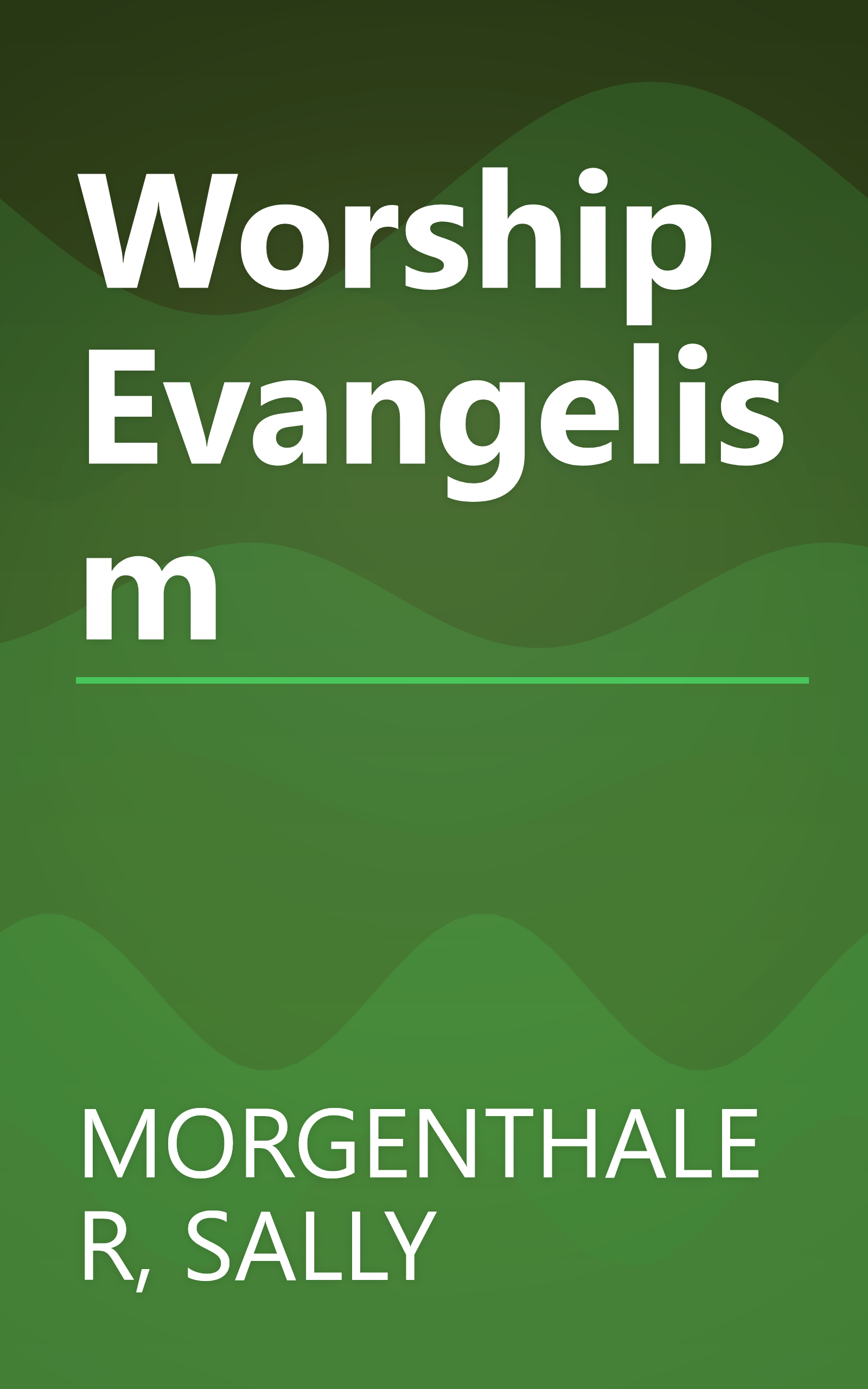 Worship Evangelism book cover