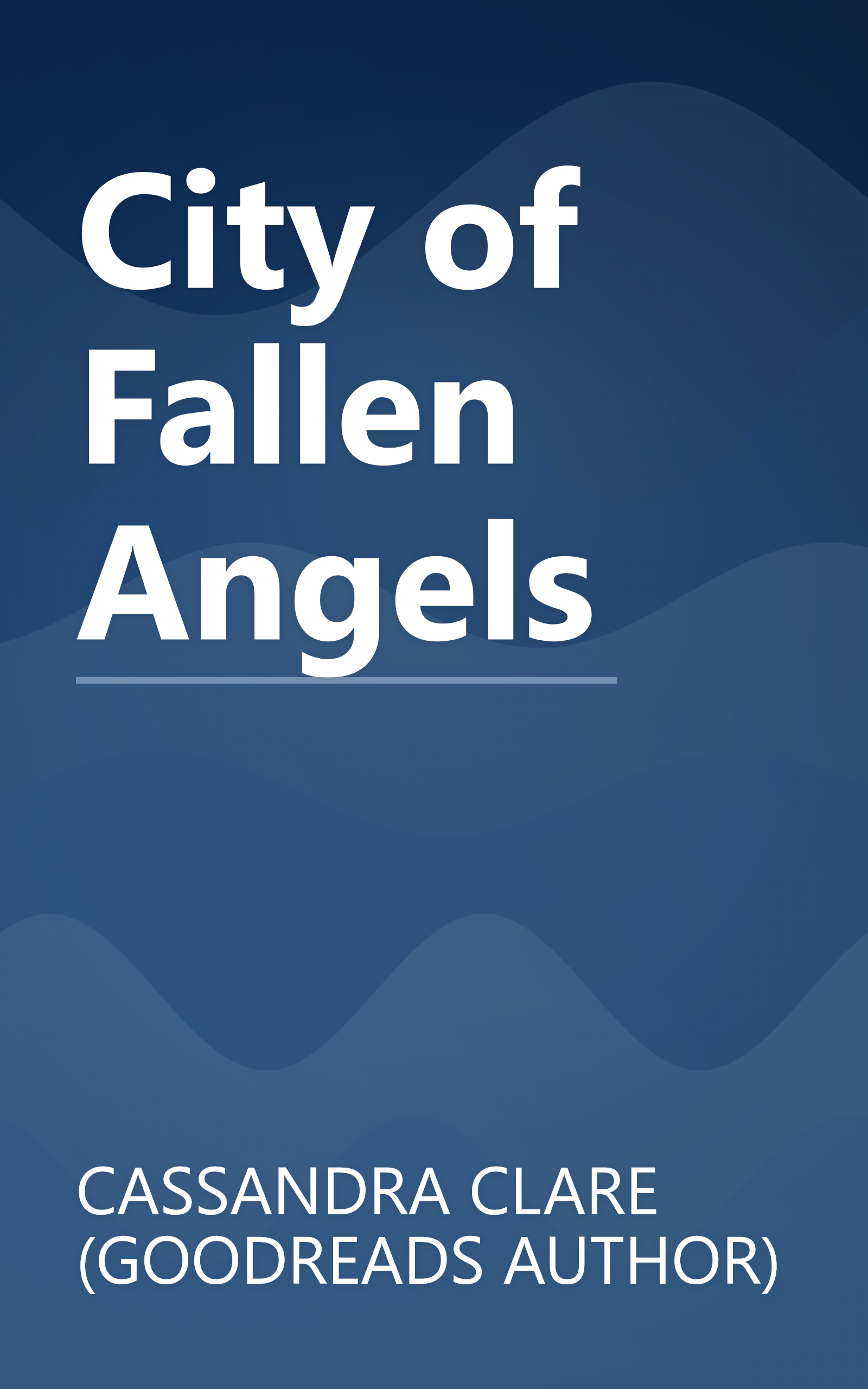 City of Fallen Angels book cover