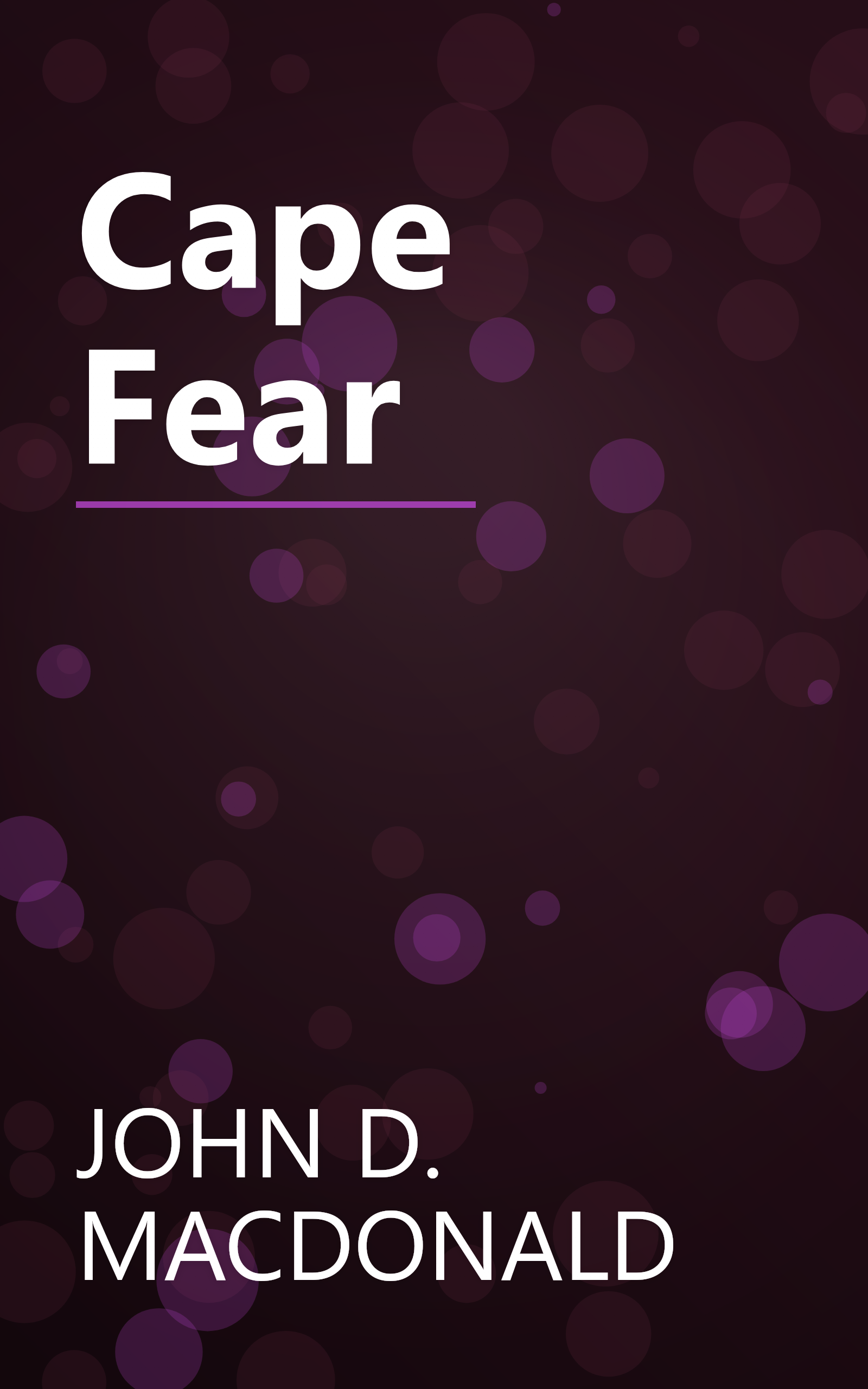 Cape Fear book cover