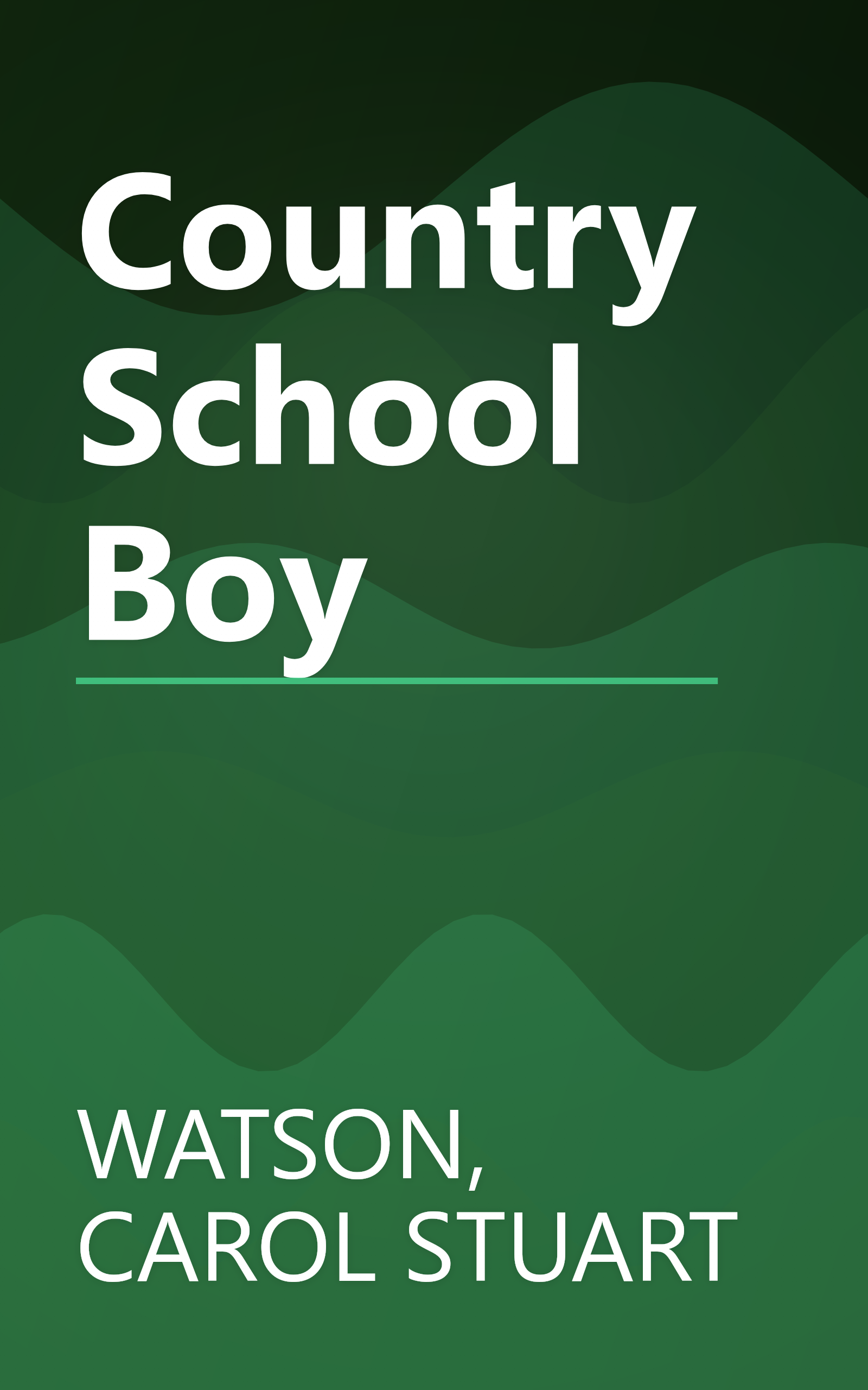 Country School Boy book cover