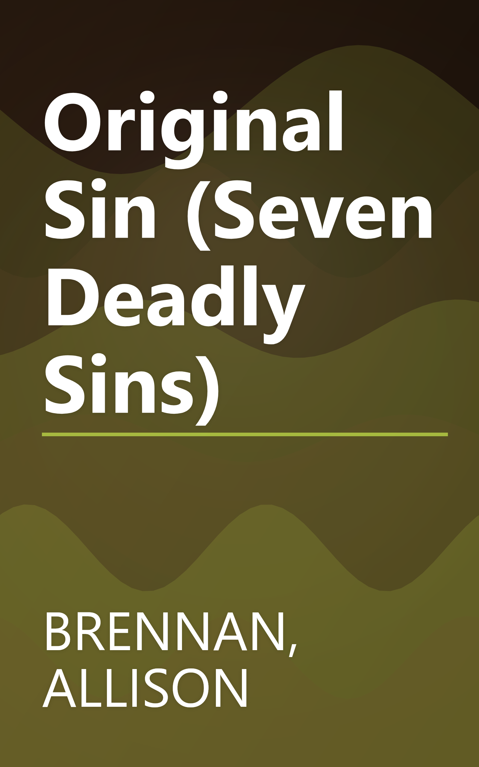 Original Sin (Seven Deadly Sins) book cover