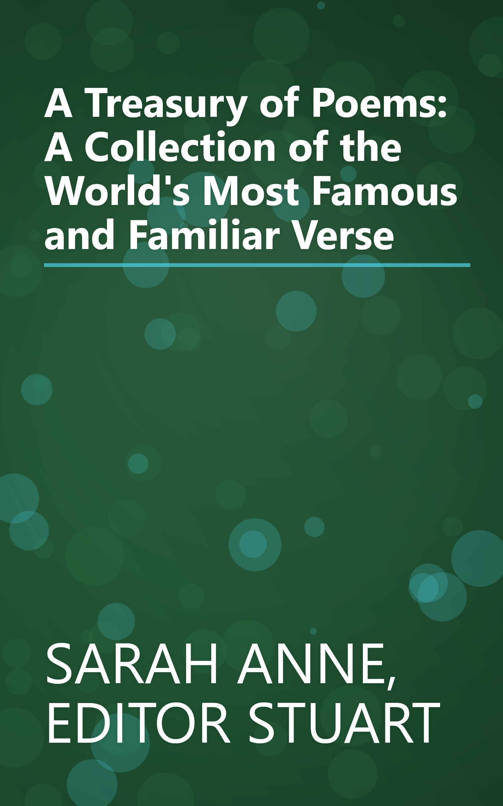 A Treasury of Poems: A Collection of the World's Most Famous and Familiar Verse book cover