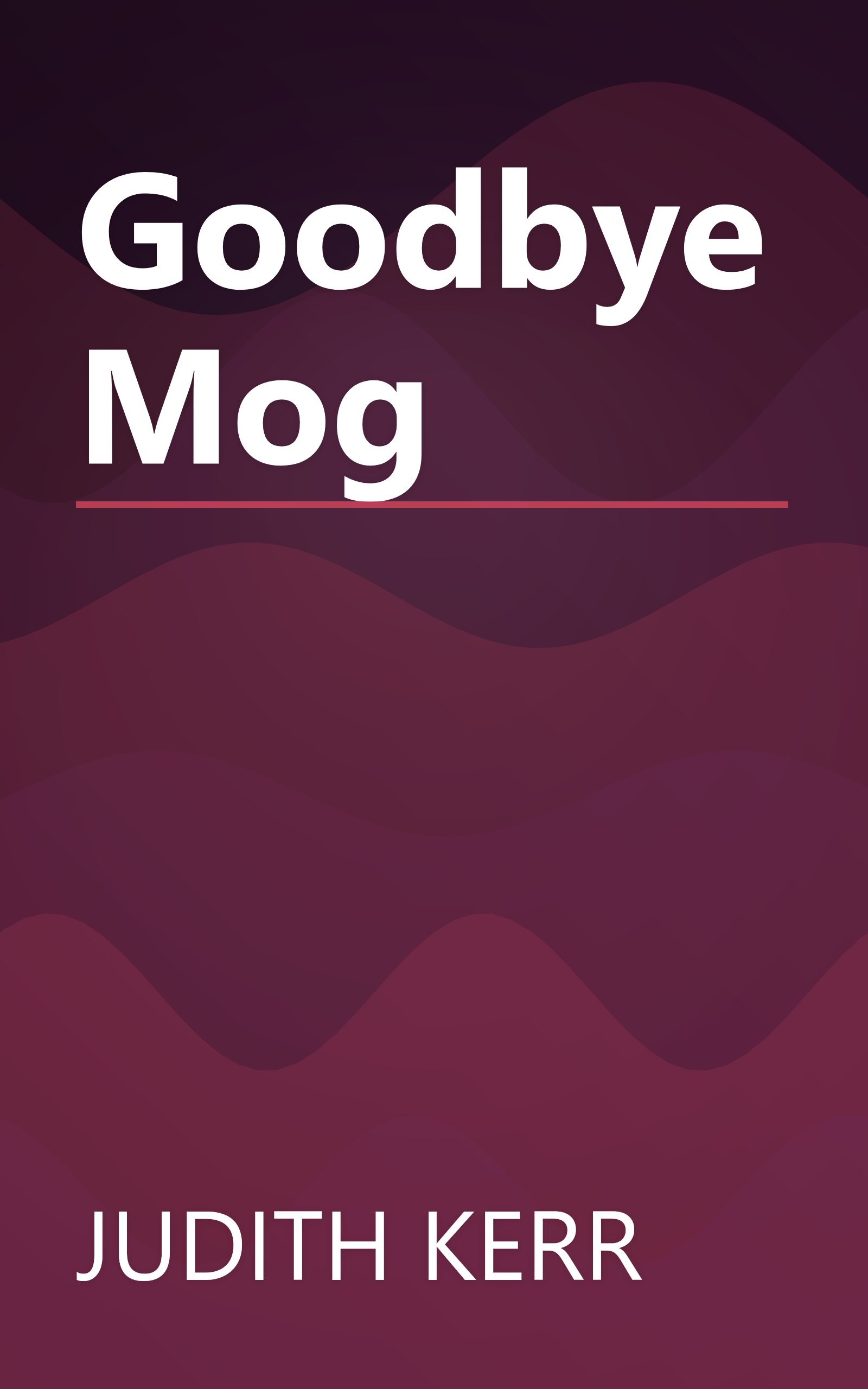 Goodbye Mog book cover