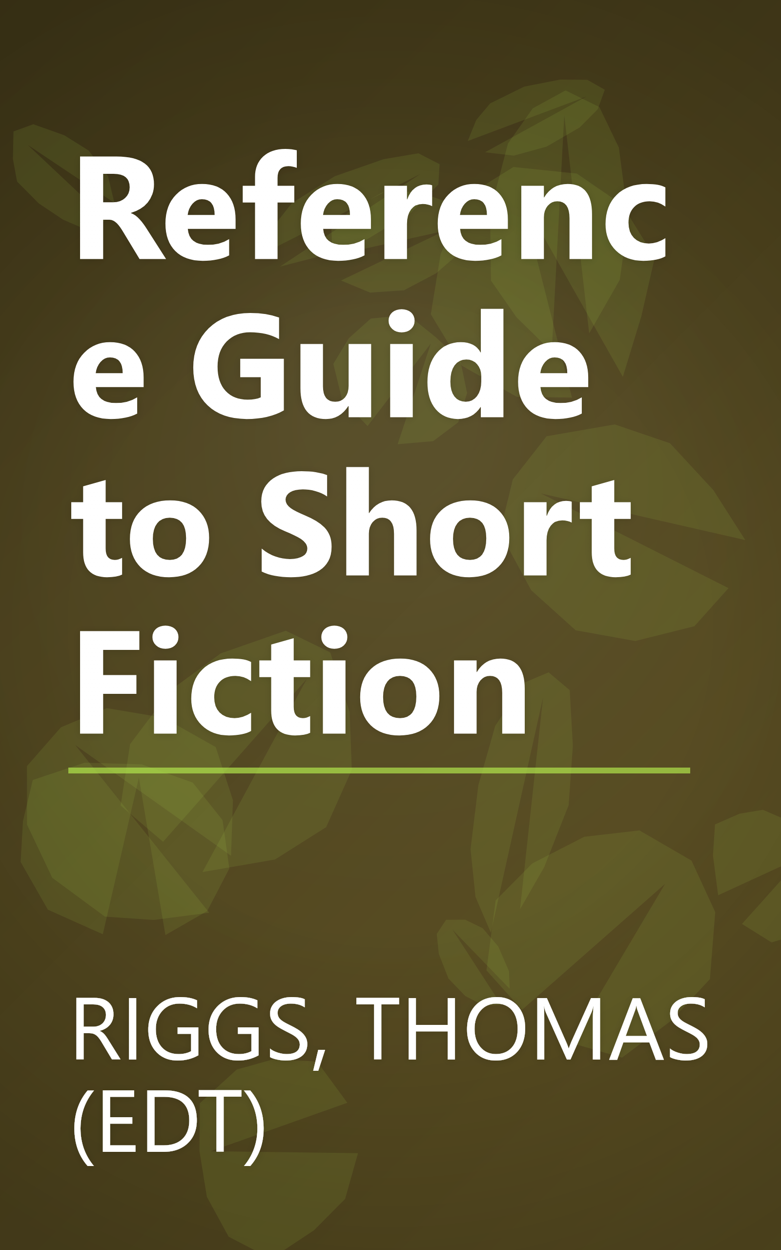 Reference Guide to Short Fiction book cover