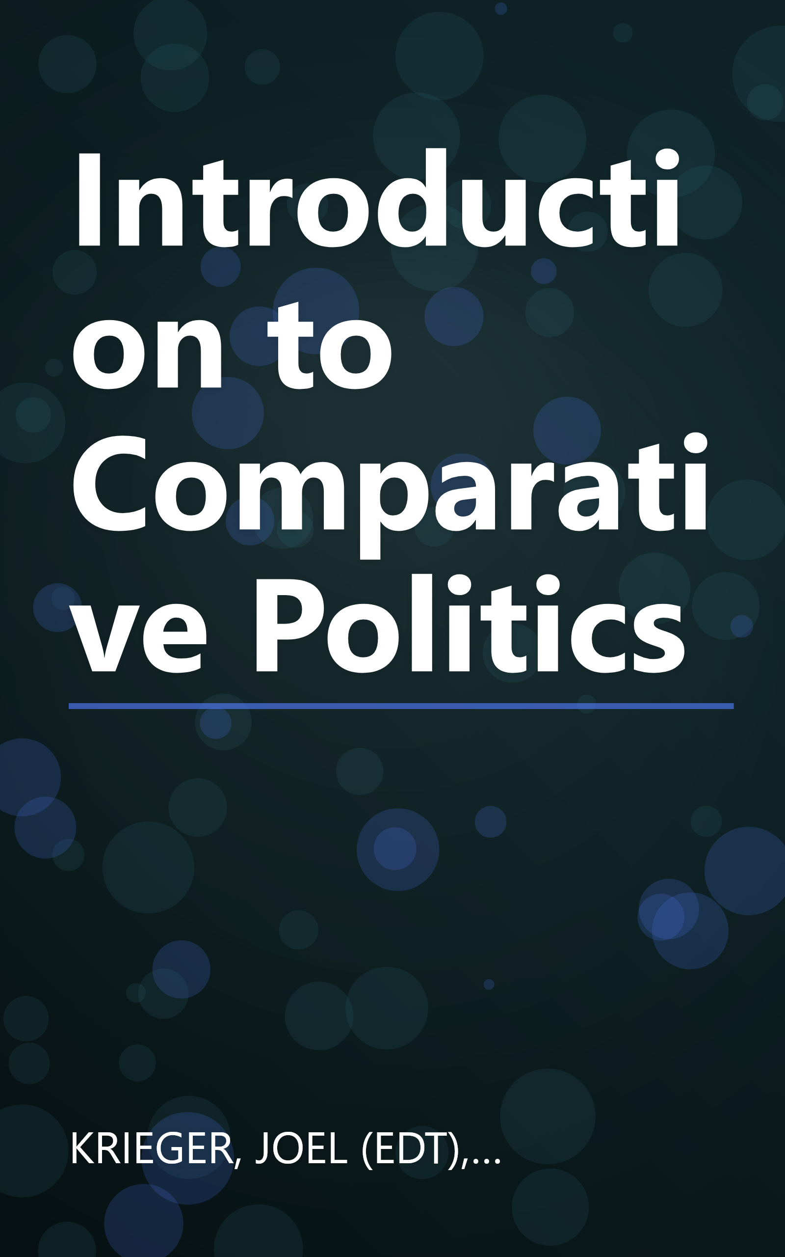 Introduction to Comparative Politics book cover