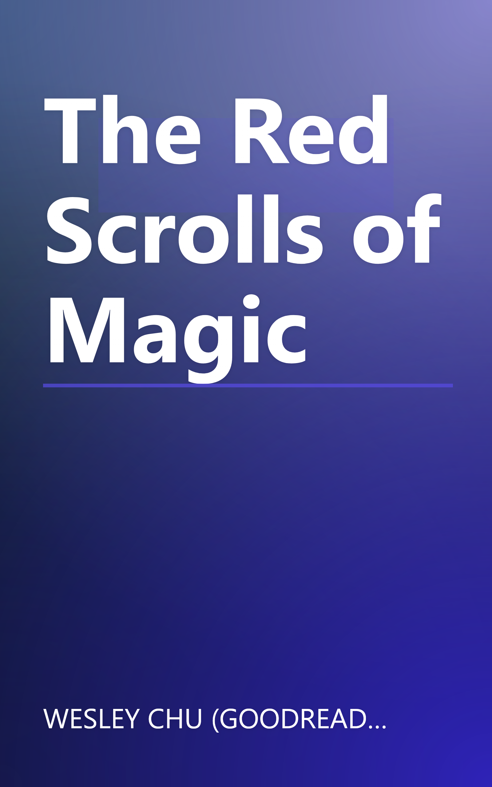 The Red Scrolls of Magic book cover