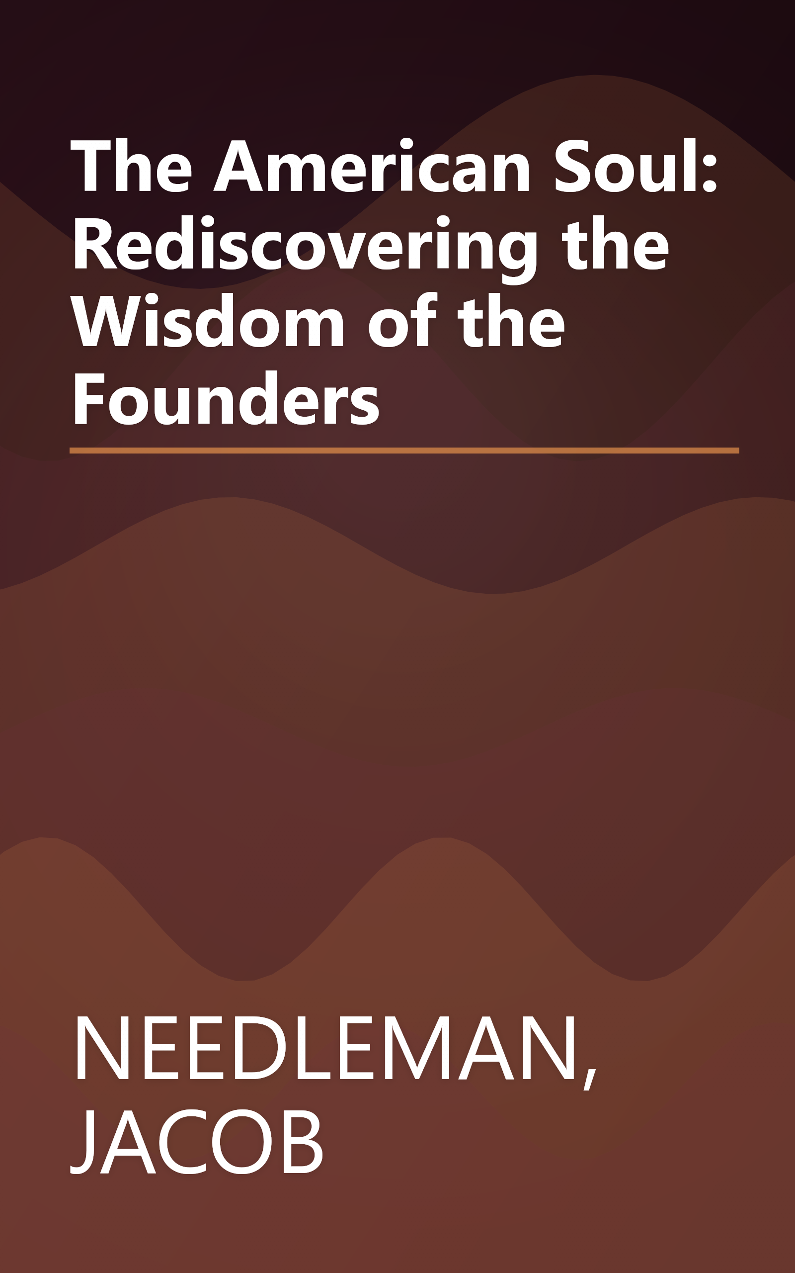 The American Soul: Rediscovering the Wisdom of the Founders book cover