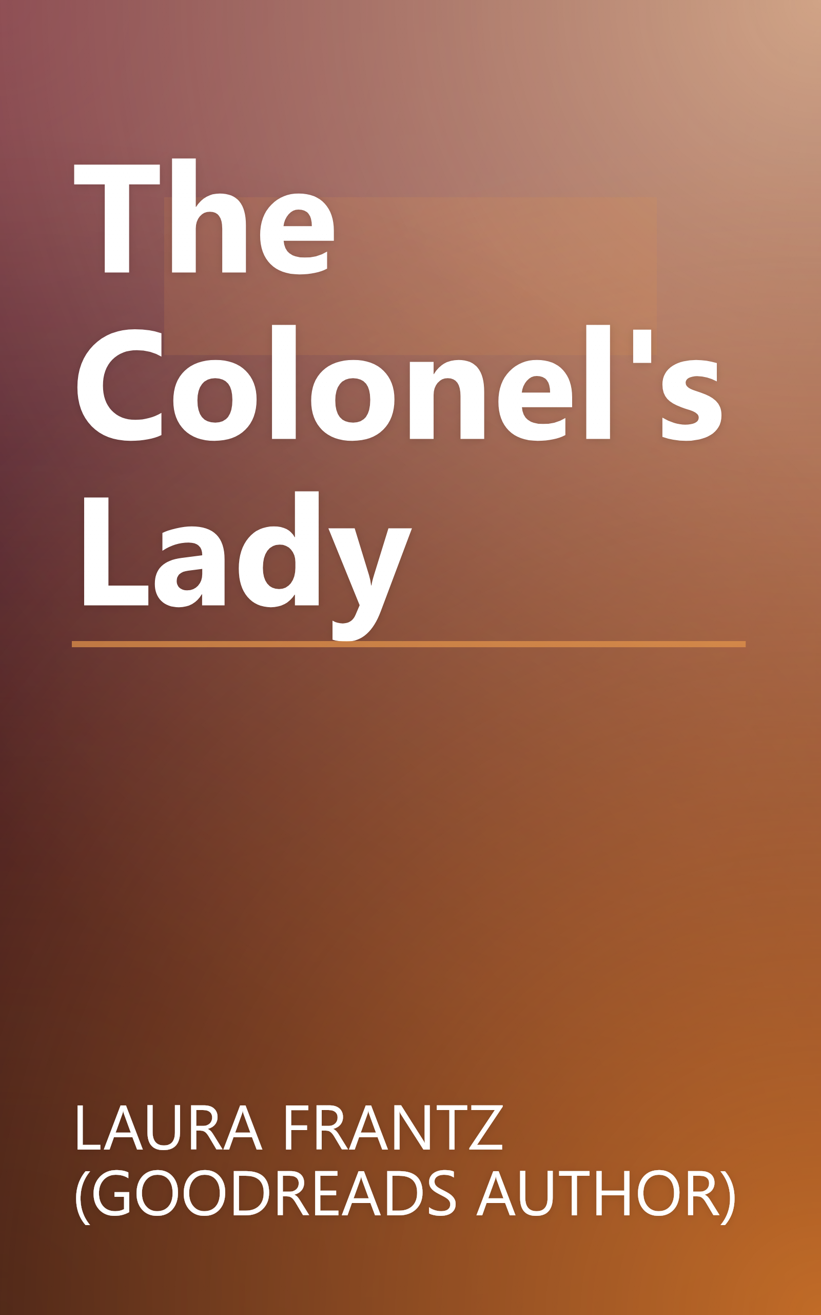 The Colonel's Lady book cover