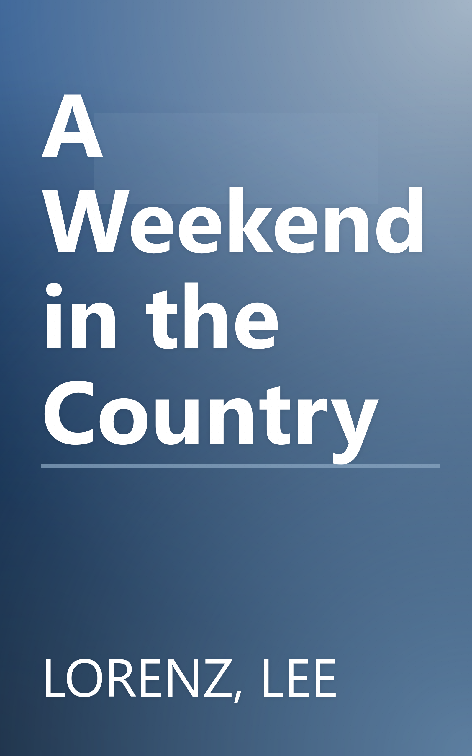 A Weekend in the Country book cover