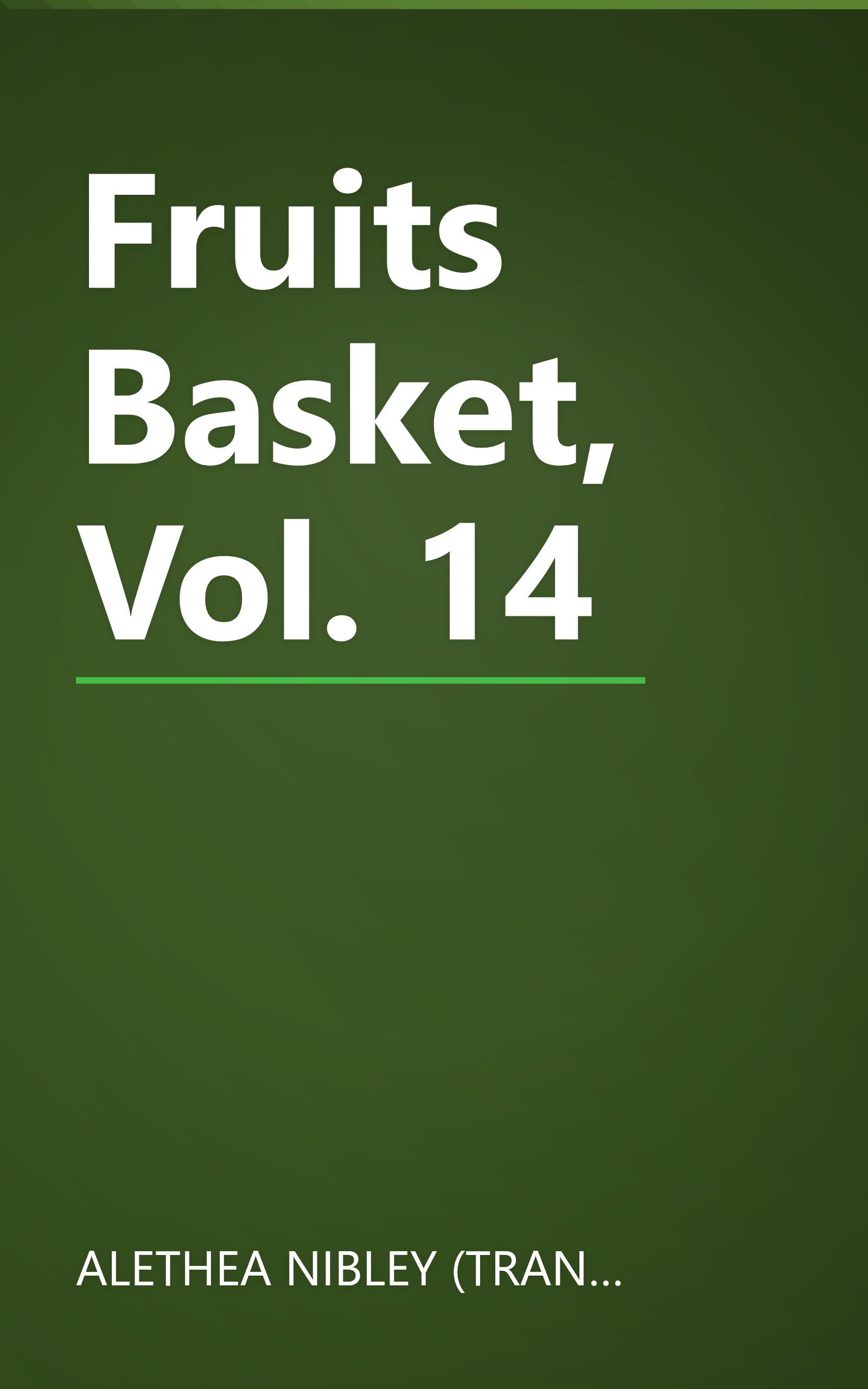 Fruits Basket, Vol. 14 book cover