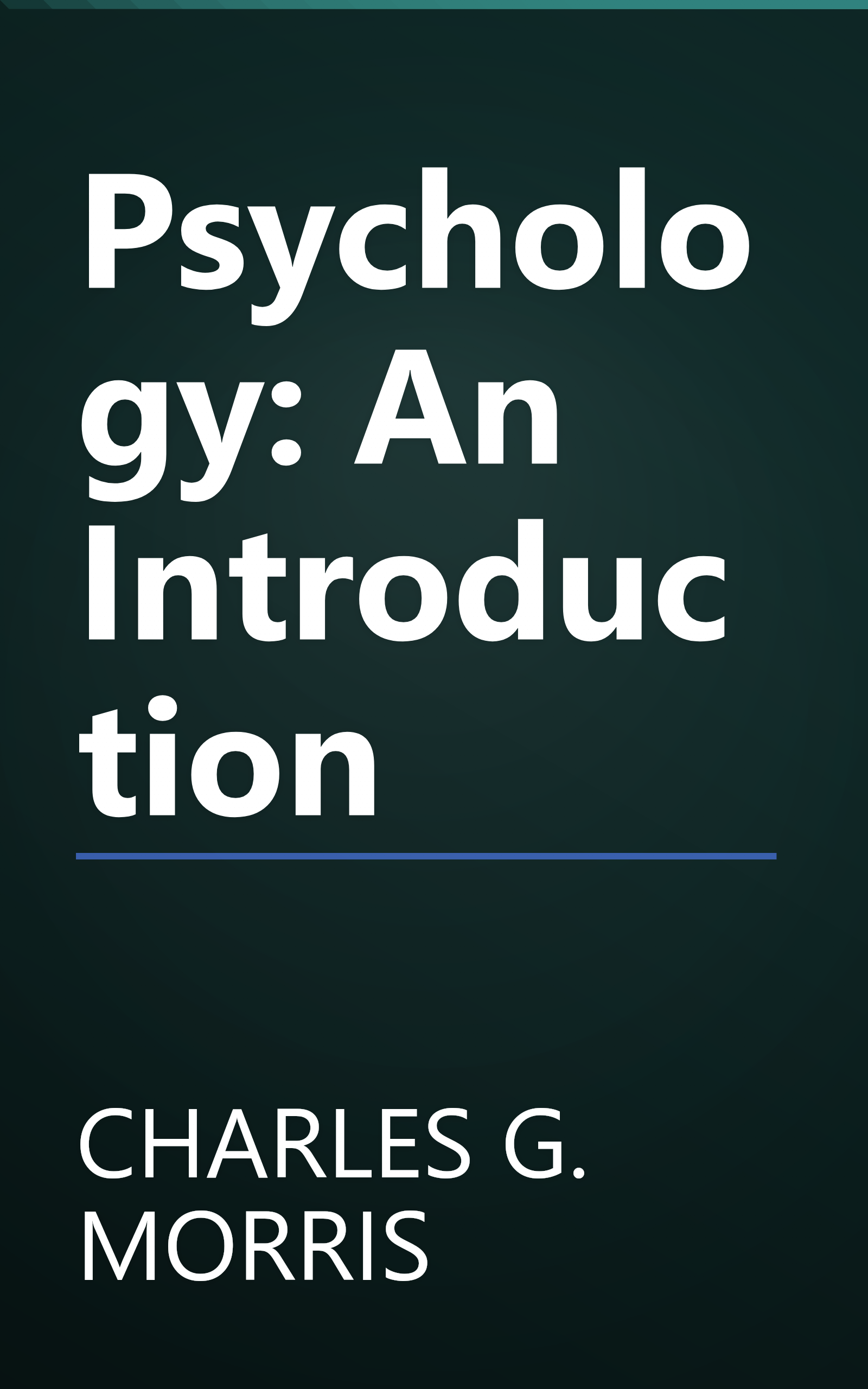 Psychology: An Introduction book cover