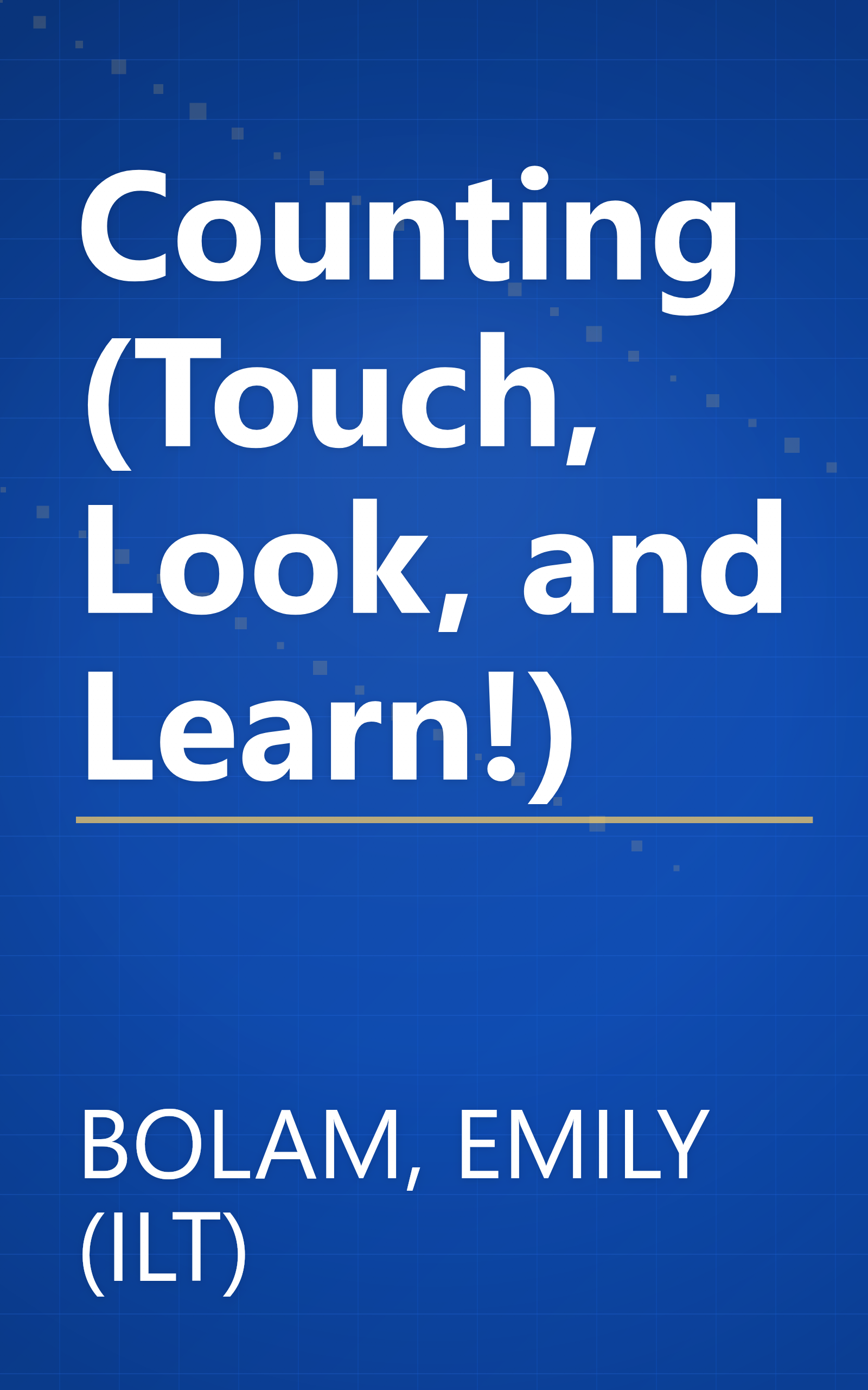 Counting (Touch, Look, and Learn!) book cover
