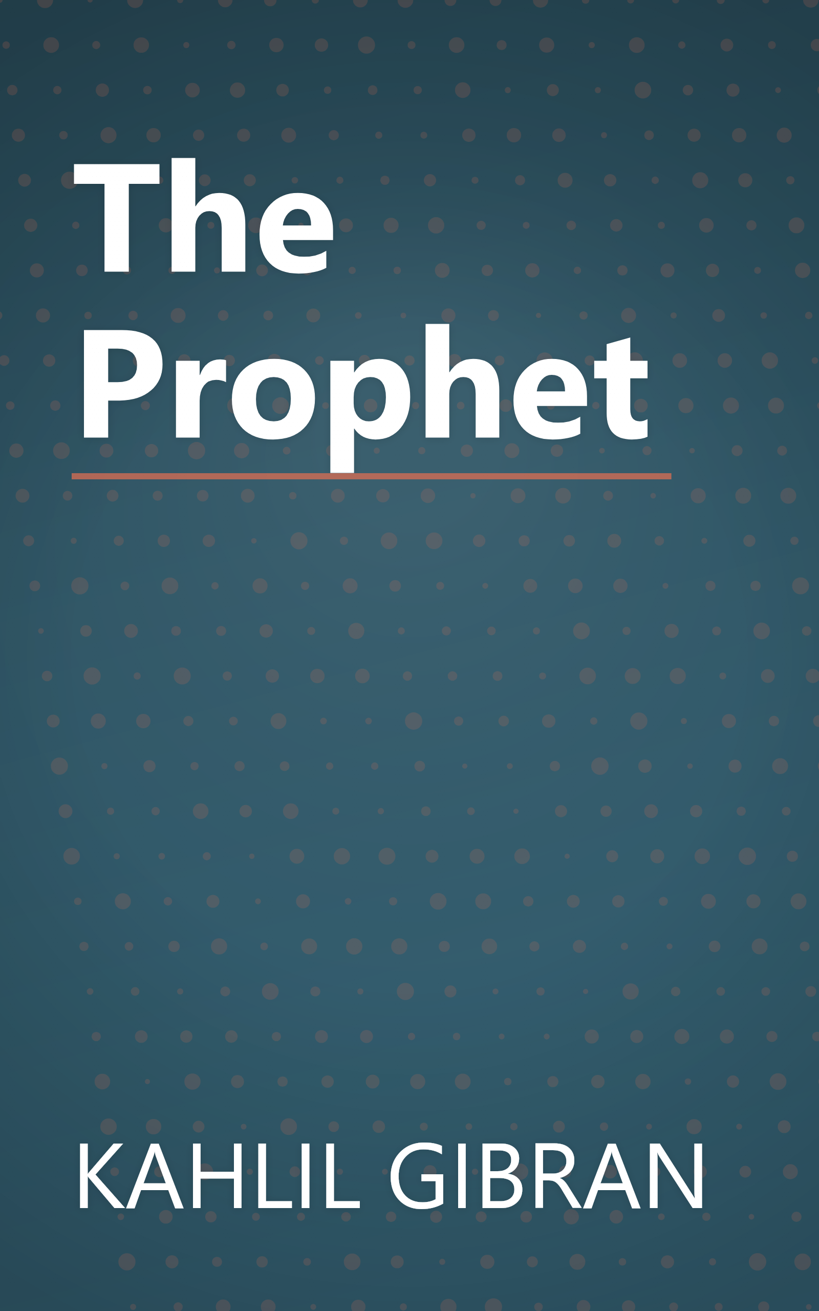 The Prophet book cover