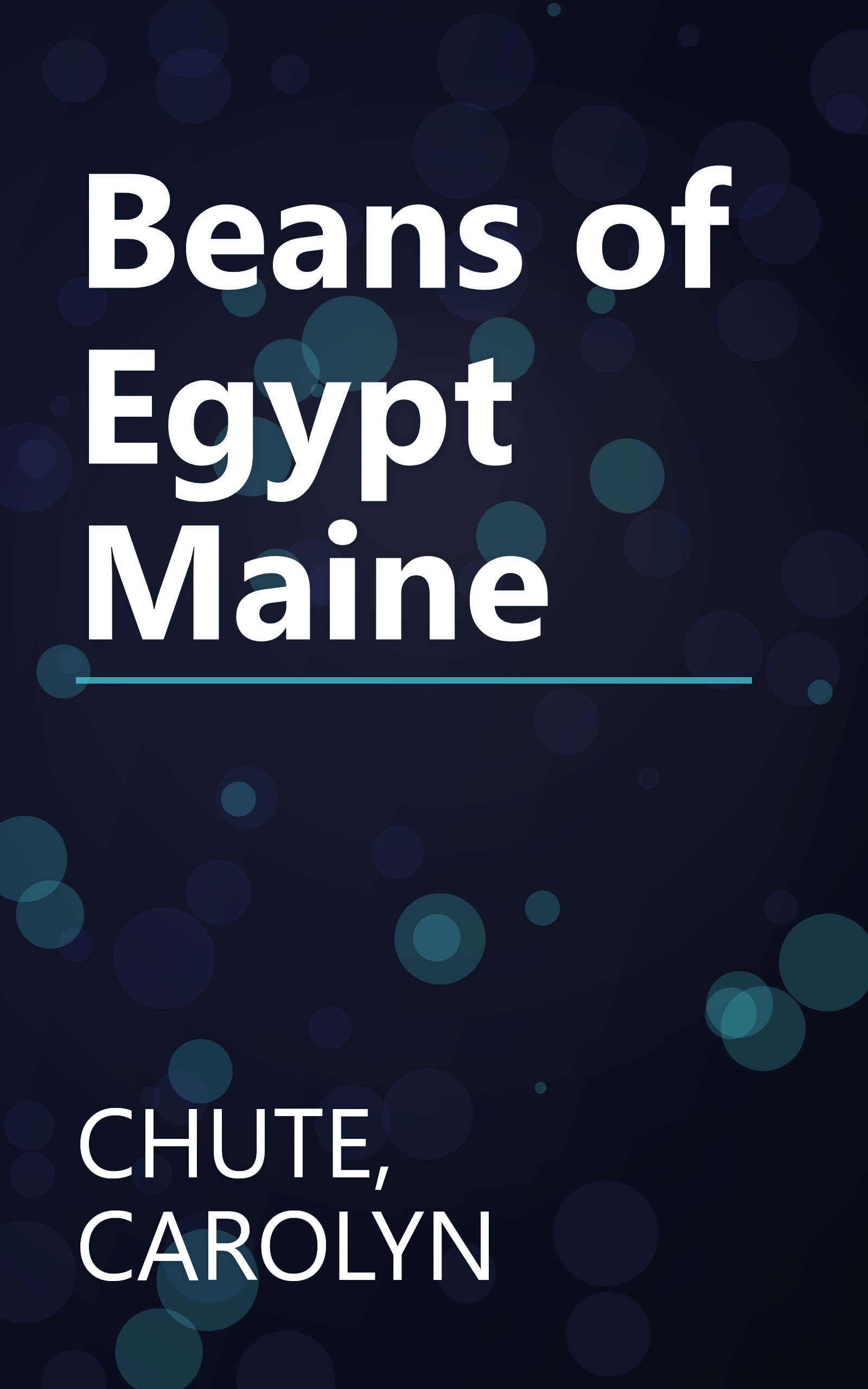 Beans of Egypt Maine book cover