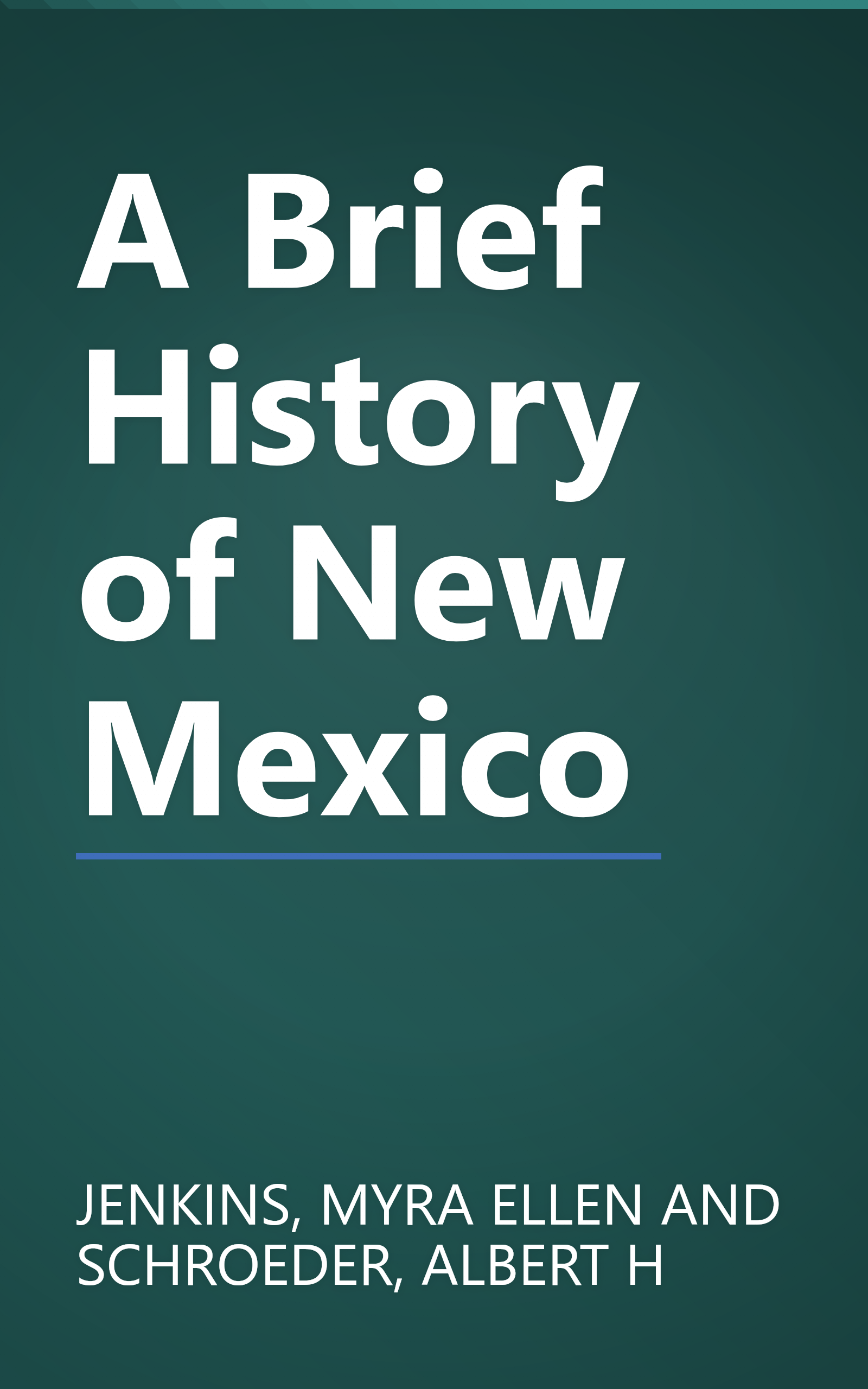 A Brief History of New Mexico book cover