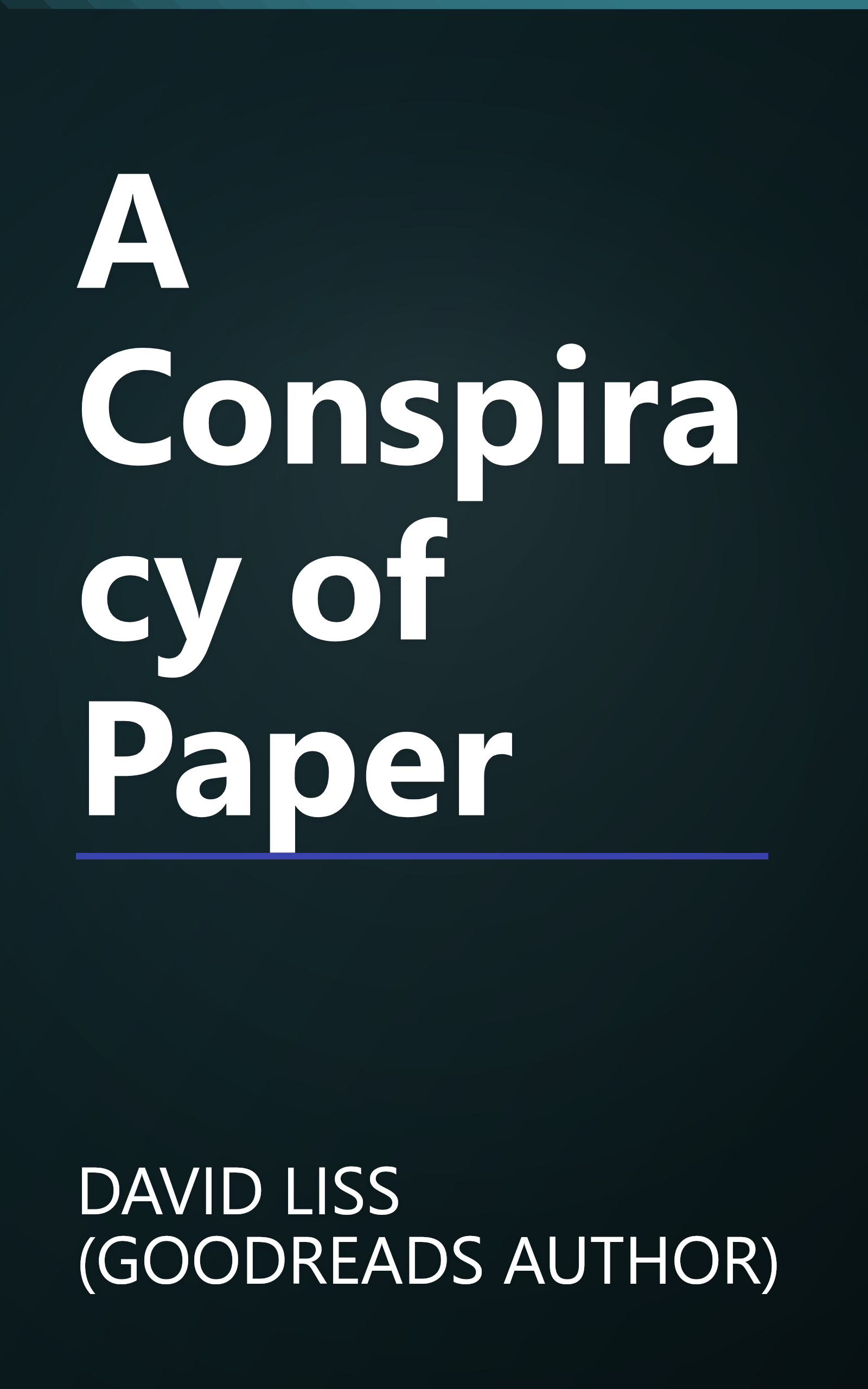 A Conspiracy of Paper book cover