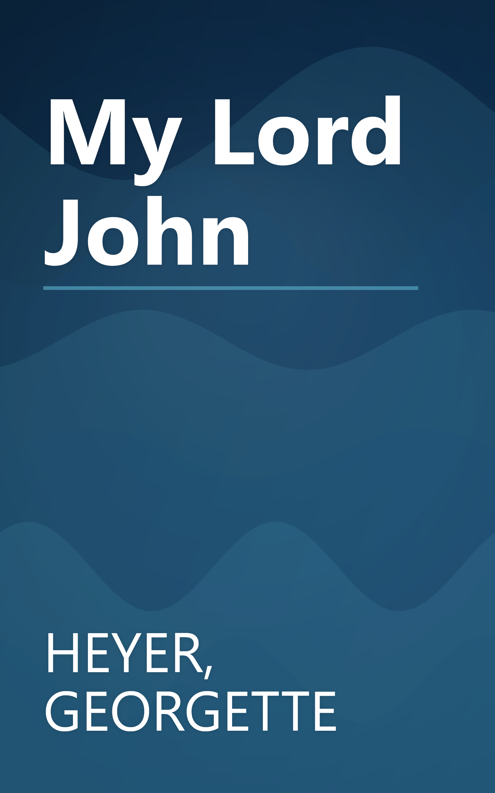 My Lord John book cover