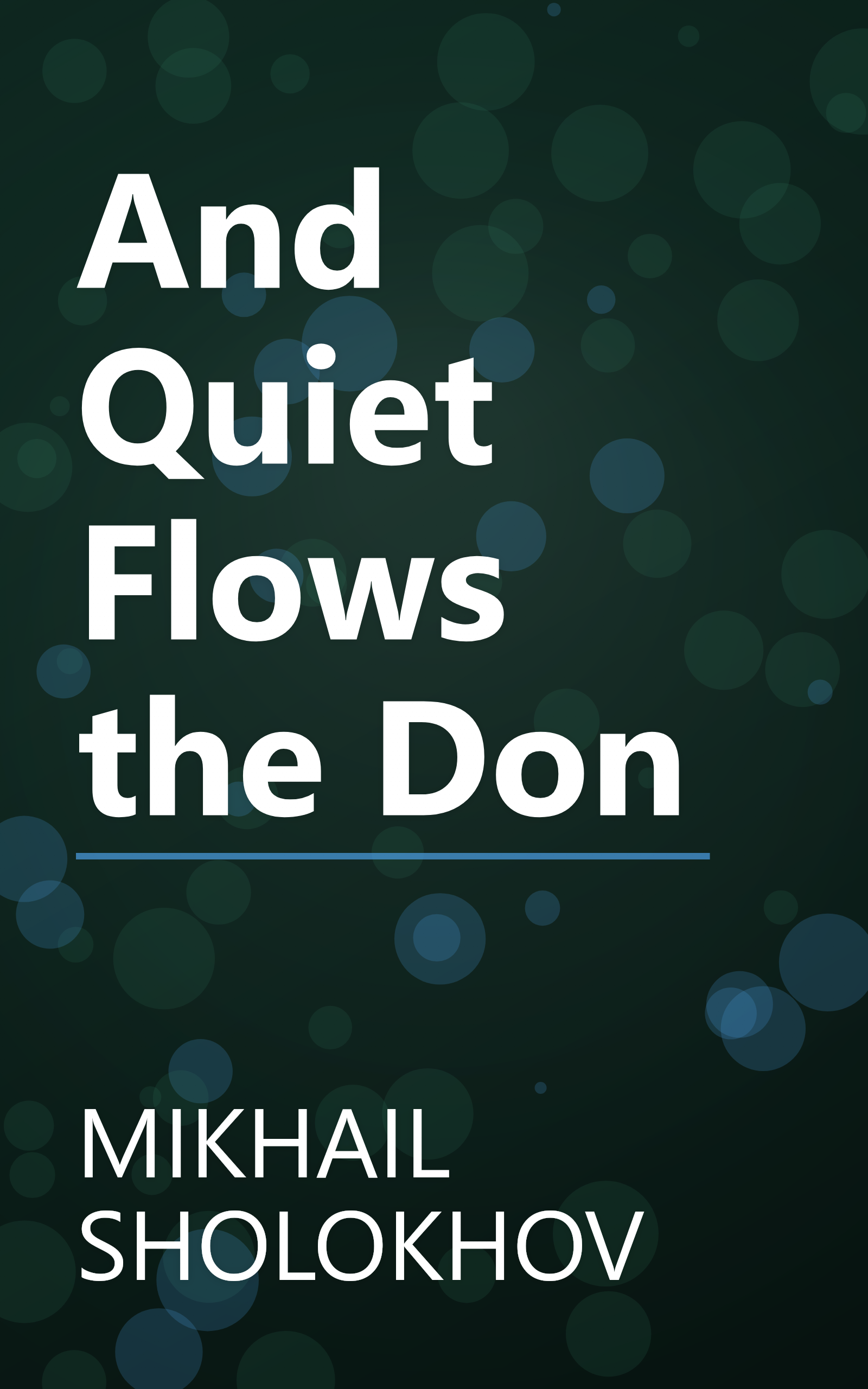 And Quiet Flows the Don book cover