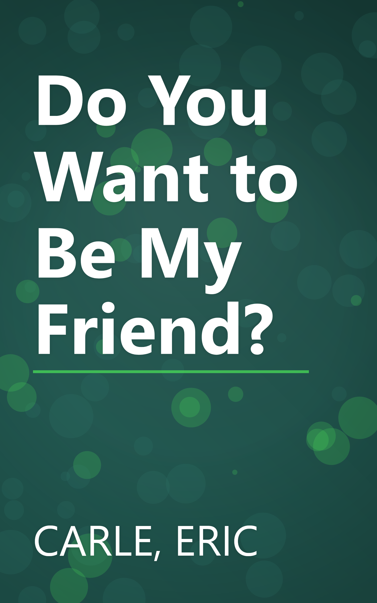 Do You Want to Be My Friend? book cover
