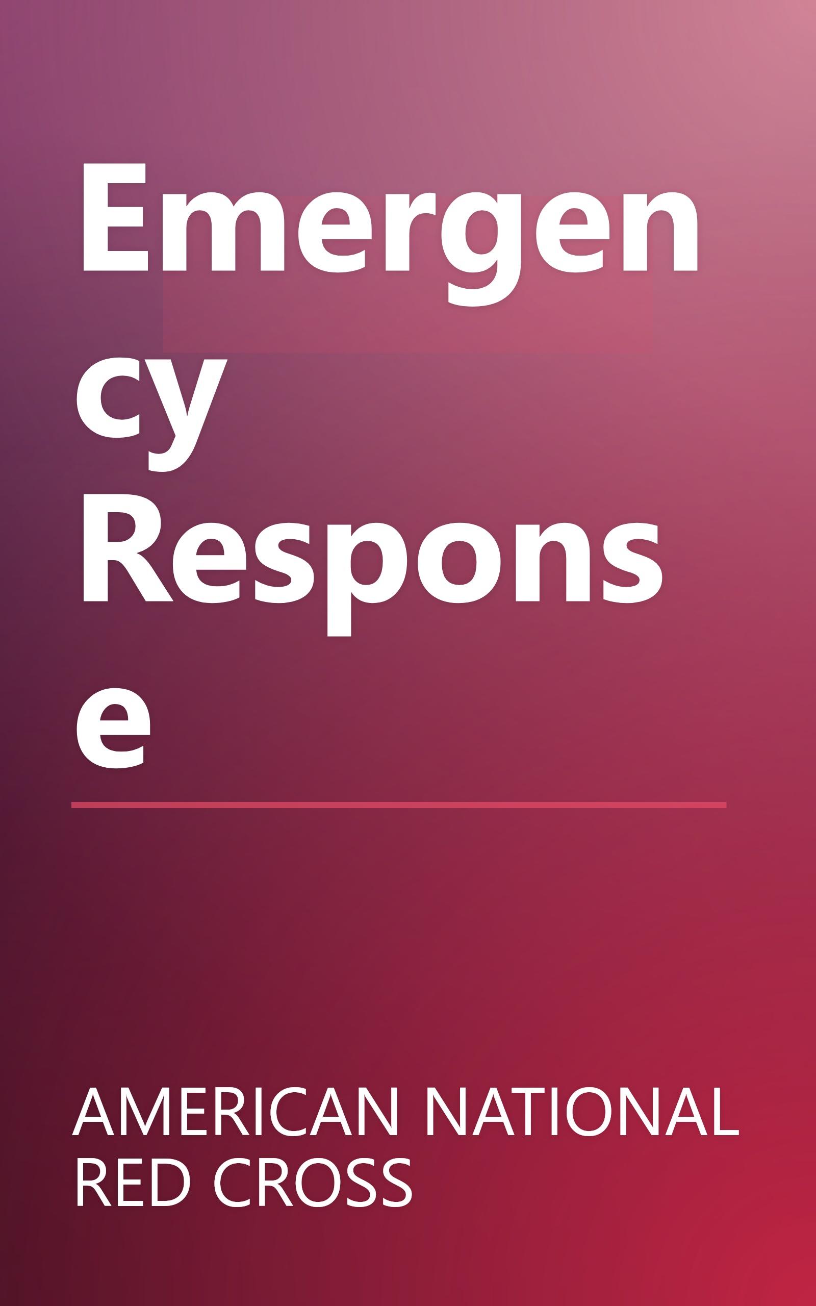 Emergency Response book cover