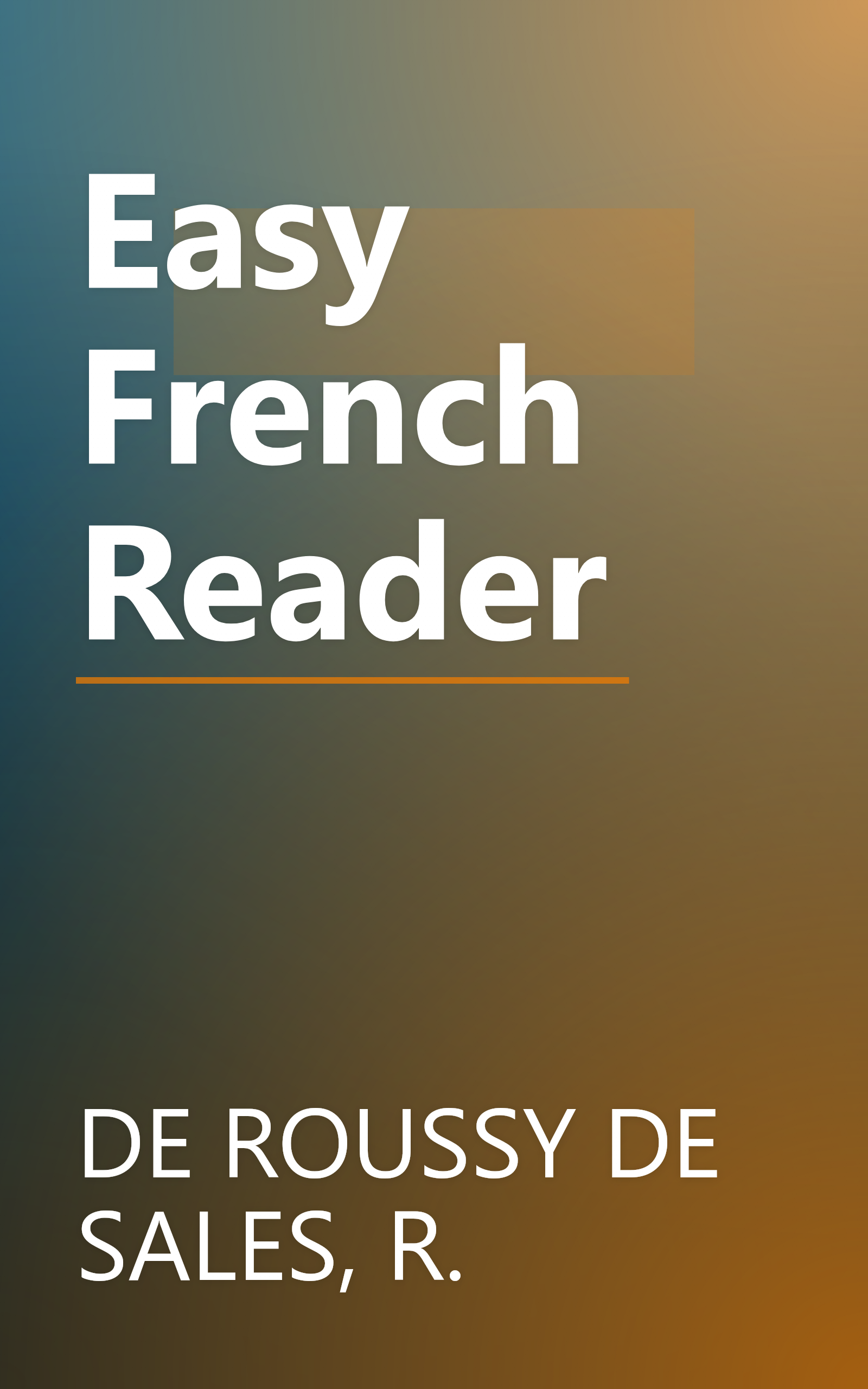 Easy French Reader book cover