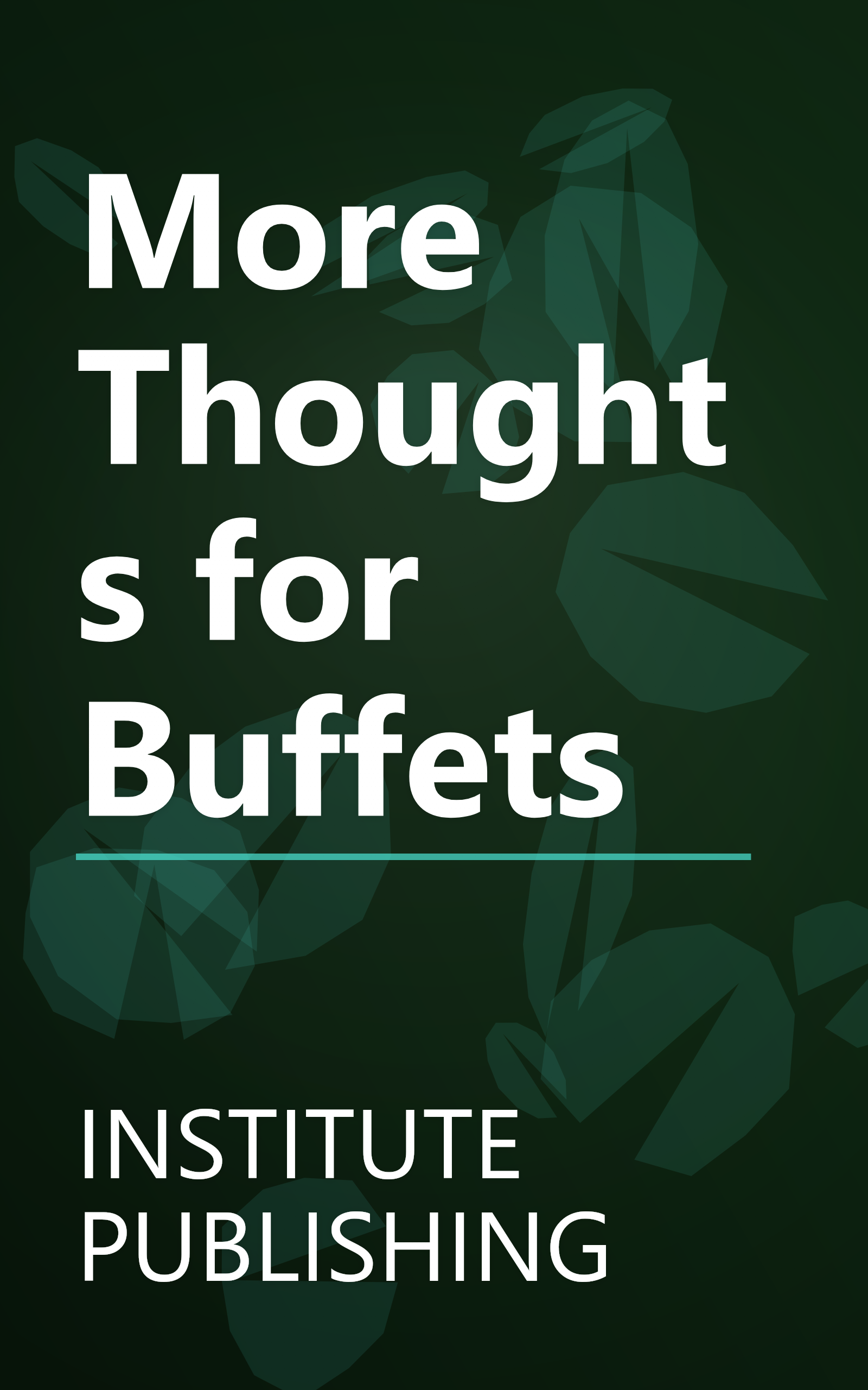 More Thoughts for Buffets book cover