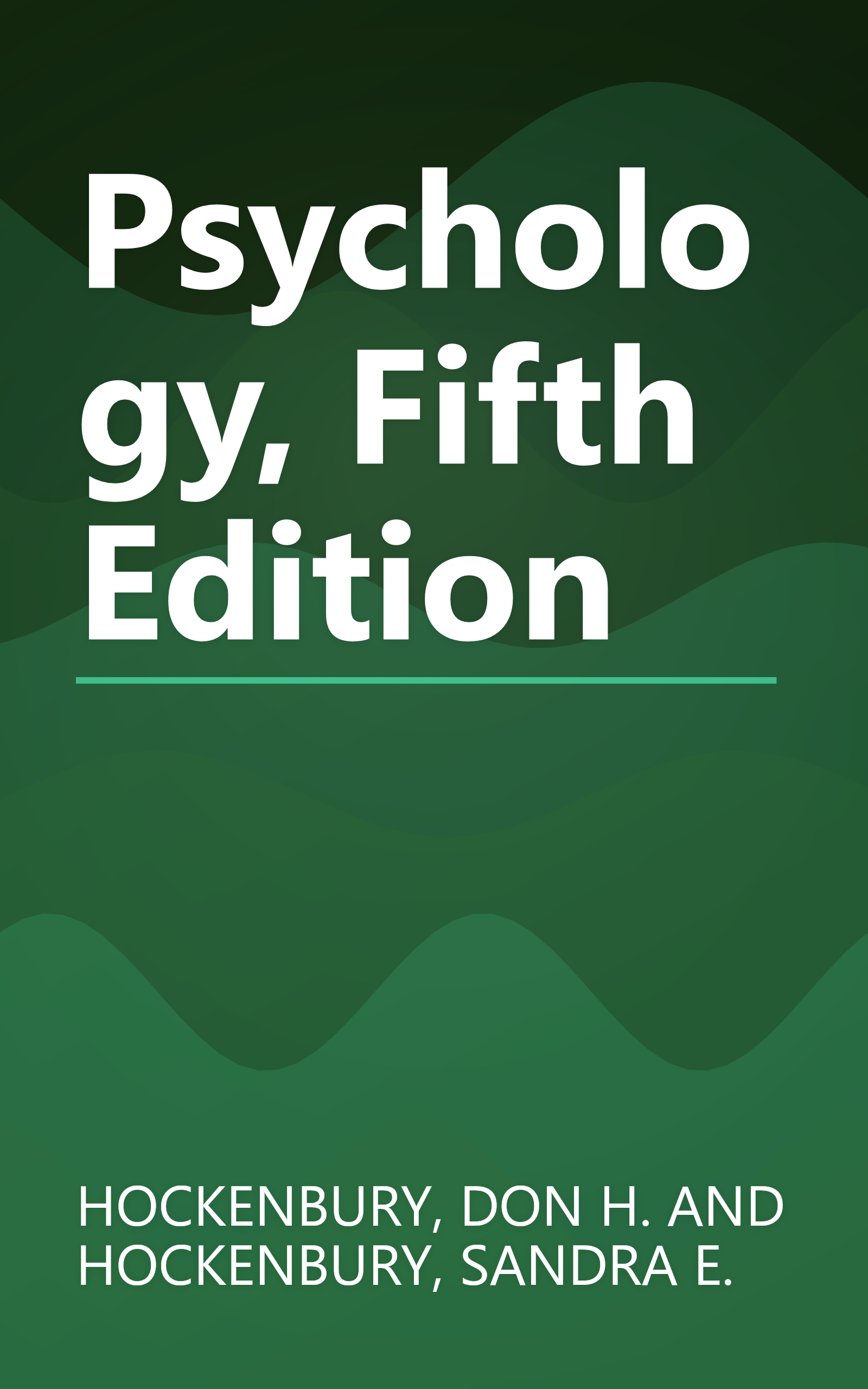 Psychology, Fifth Edition book cover