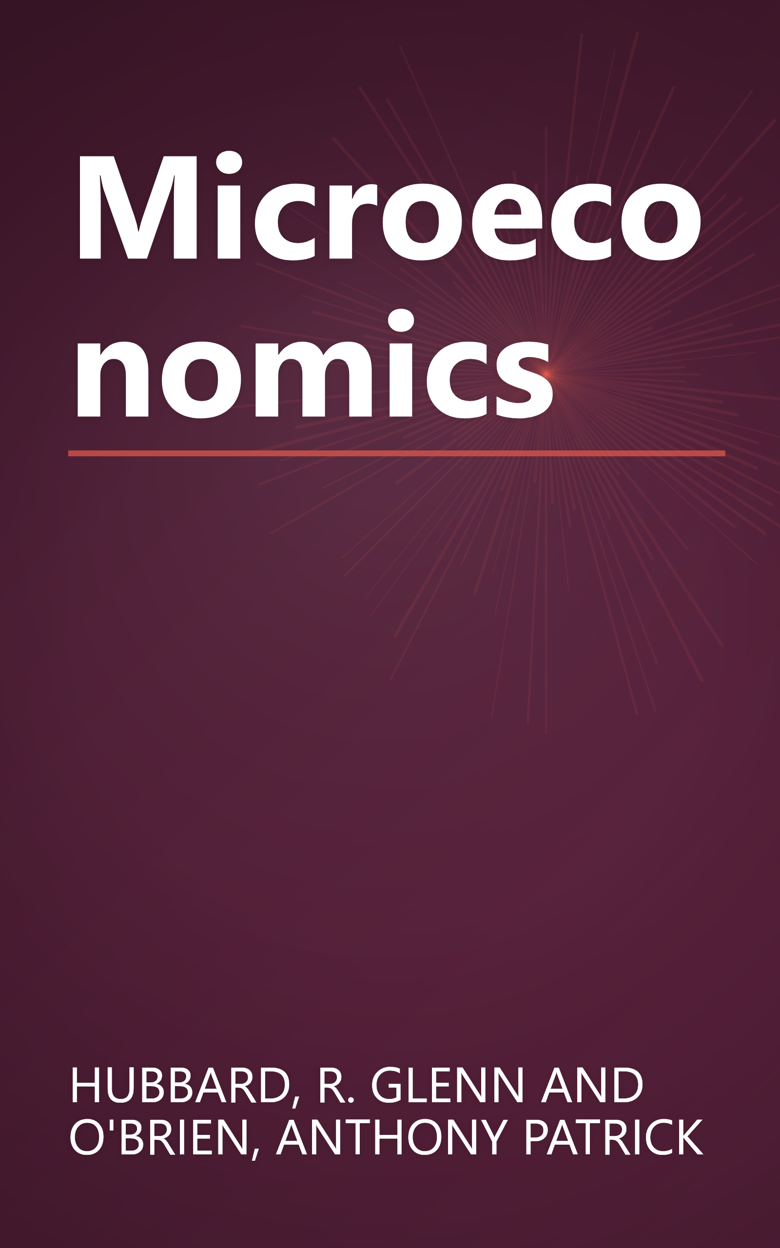 Microeconomics book cover