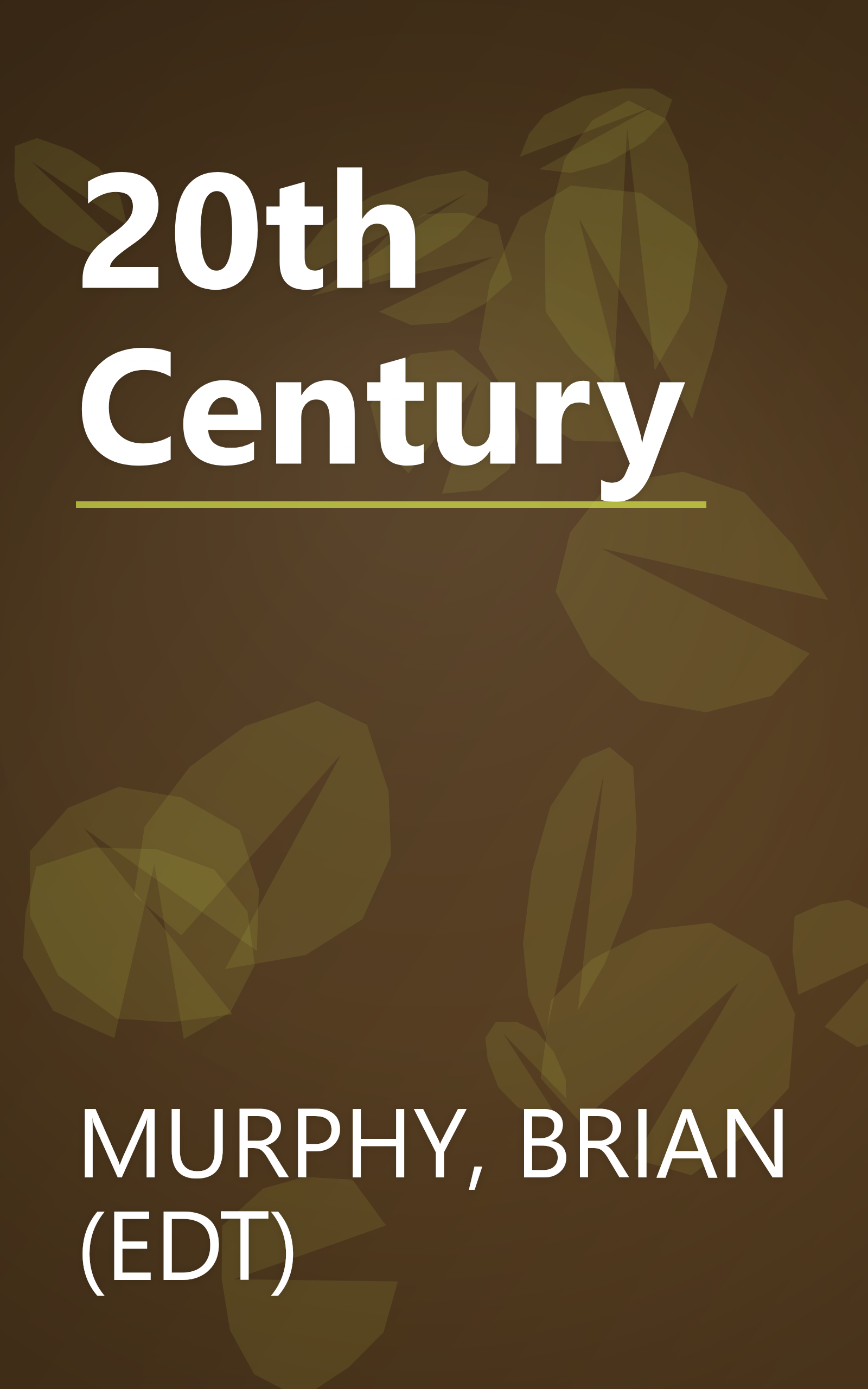 20th Century book cover