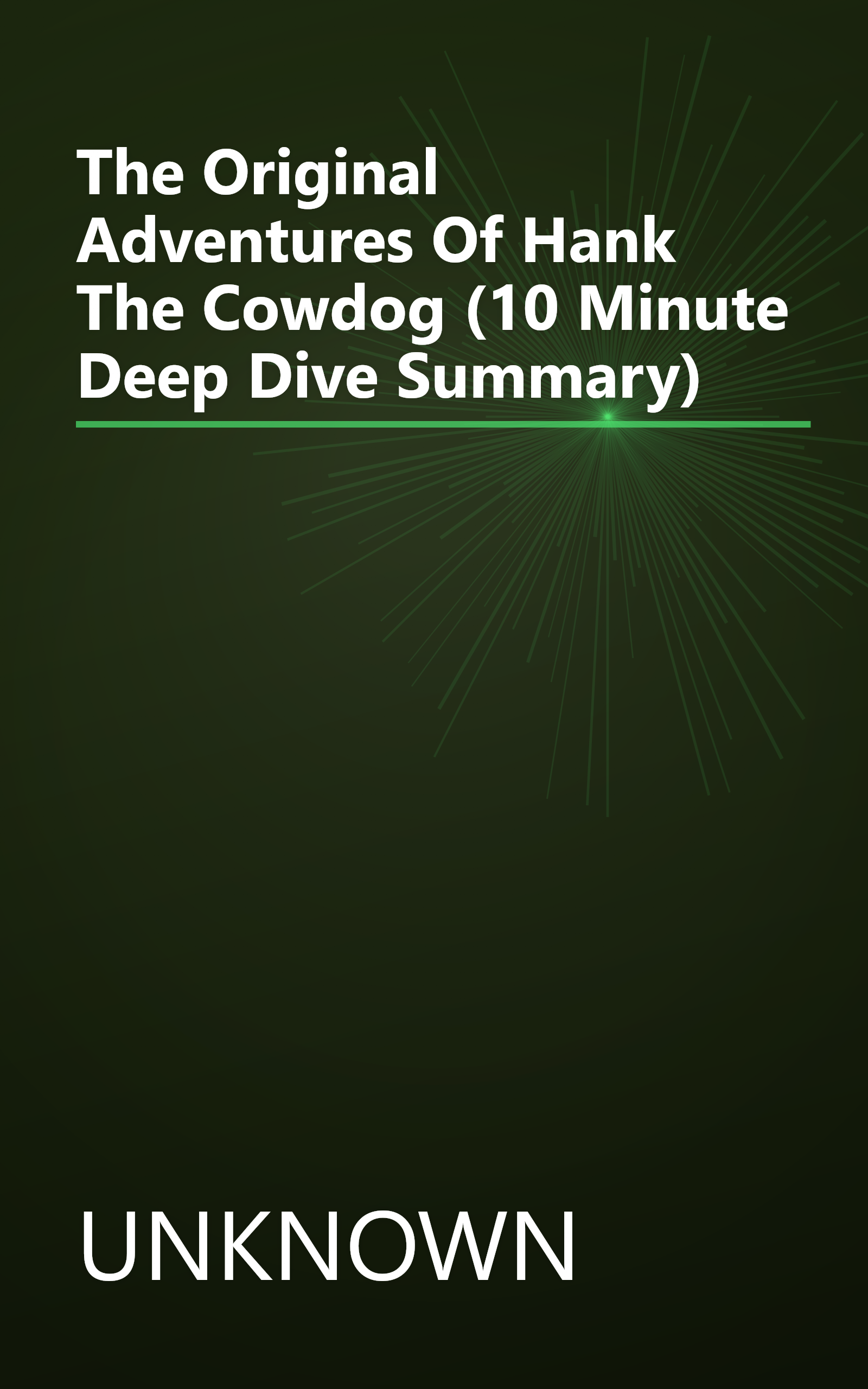 The Original Adventures Of Hank The Cowdog (10 Minute   Deep Dive Summary) book cover
