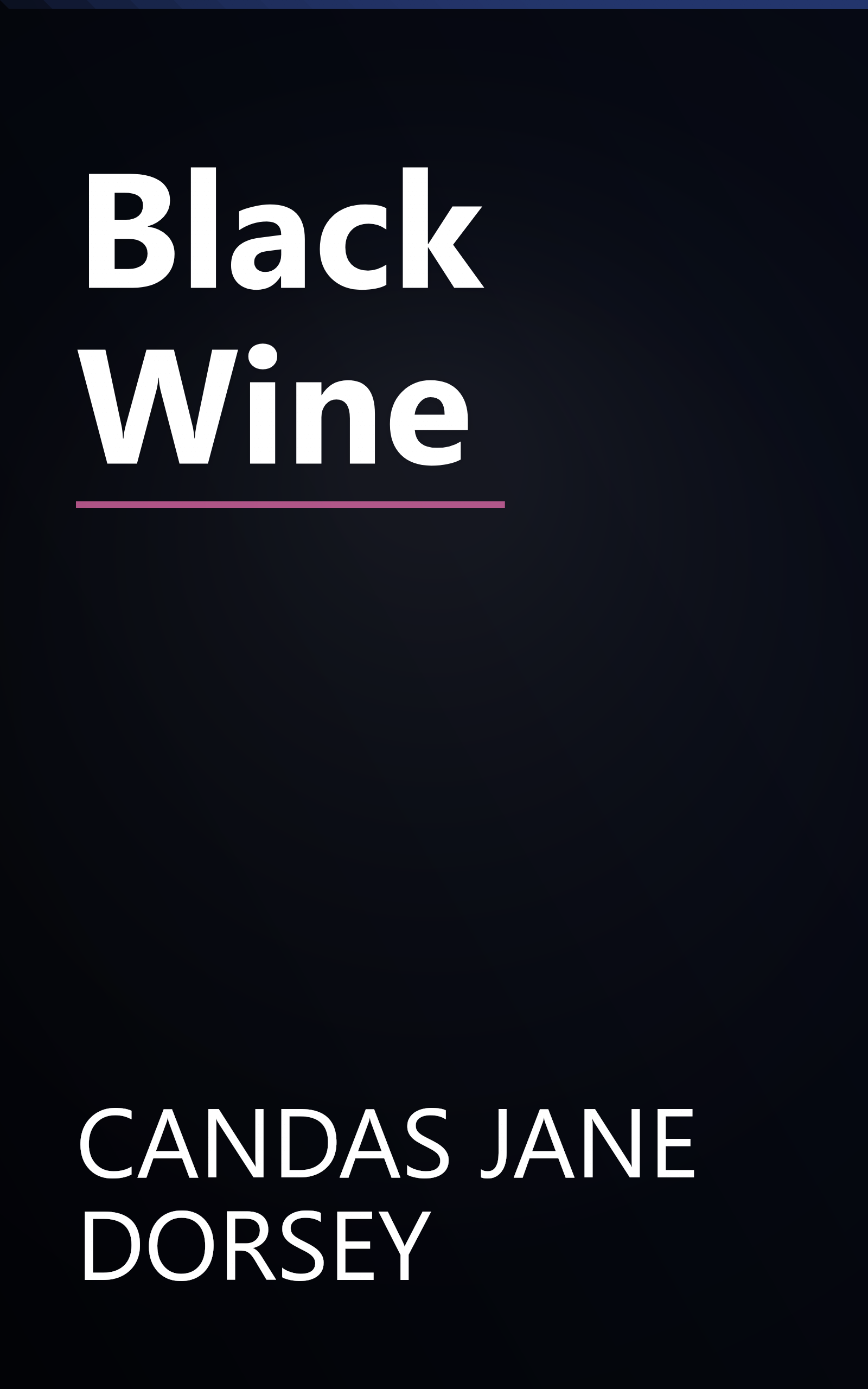 Black Wine book cover