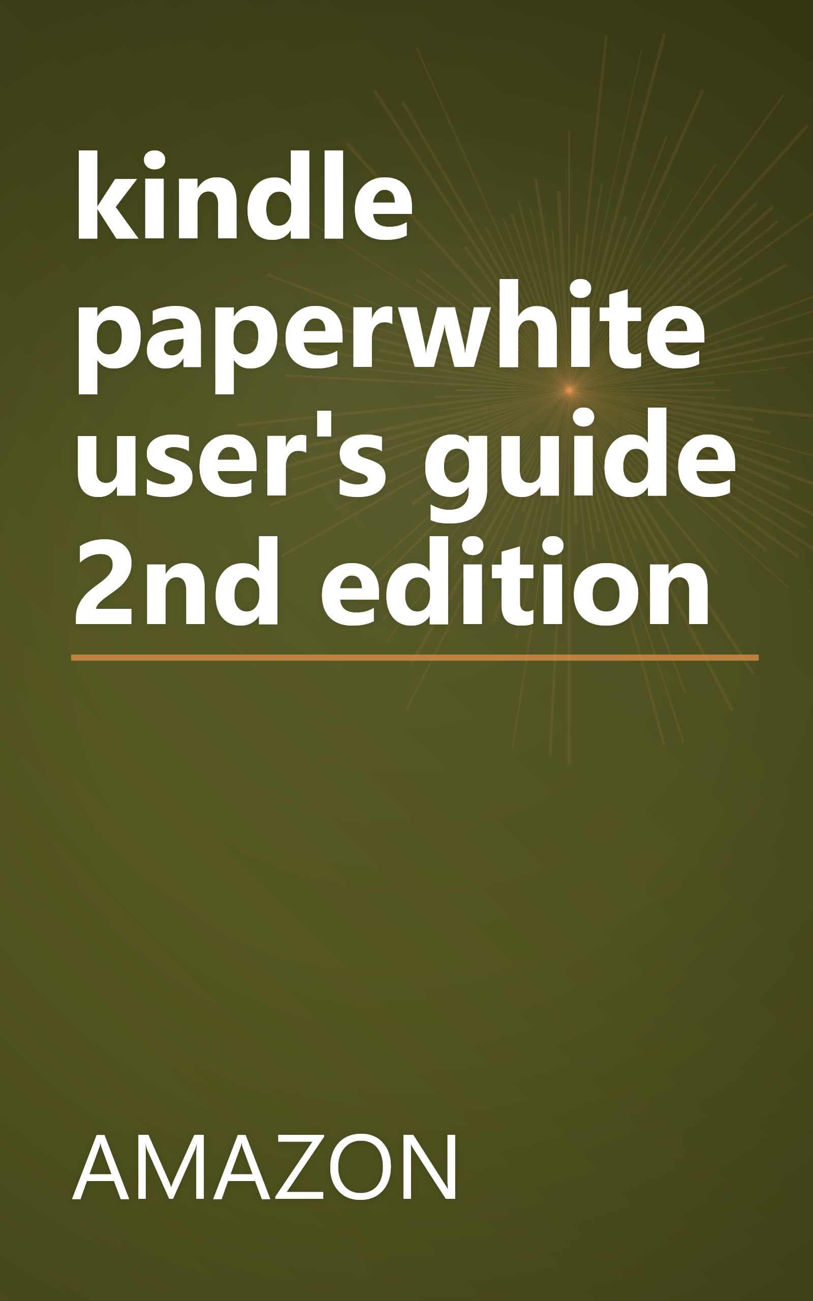 kindle paperwhite user's guide 2nd edition book cover