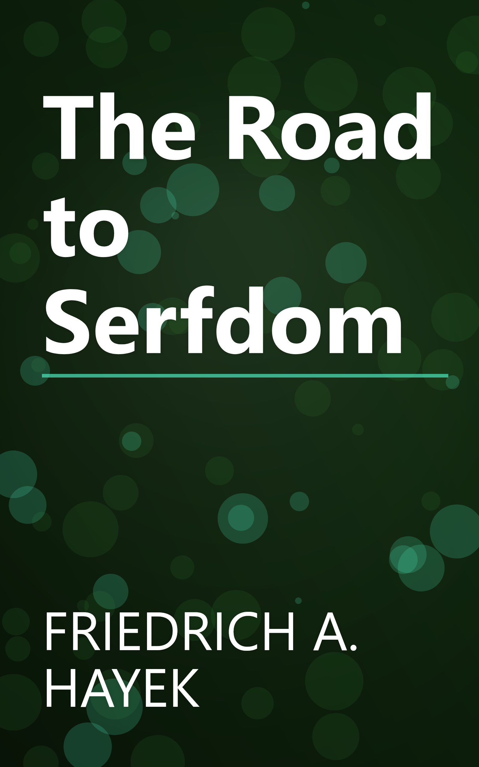 The Road to Serfdom book cover