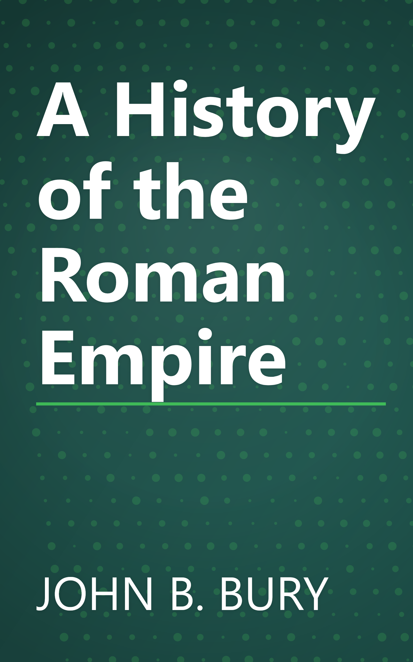 A History of the Roman Empire book cover