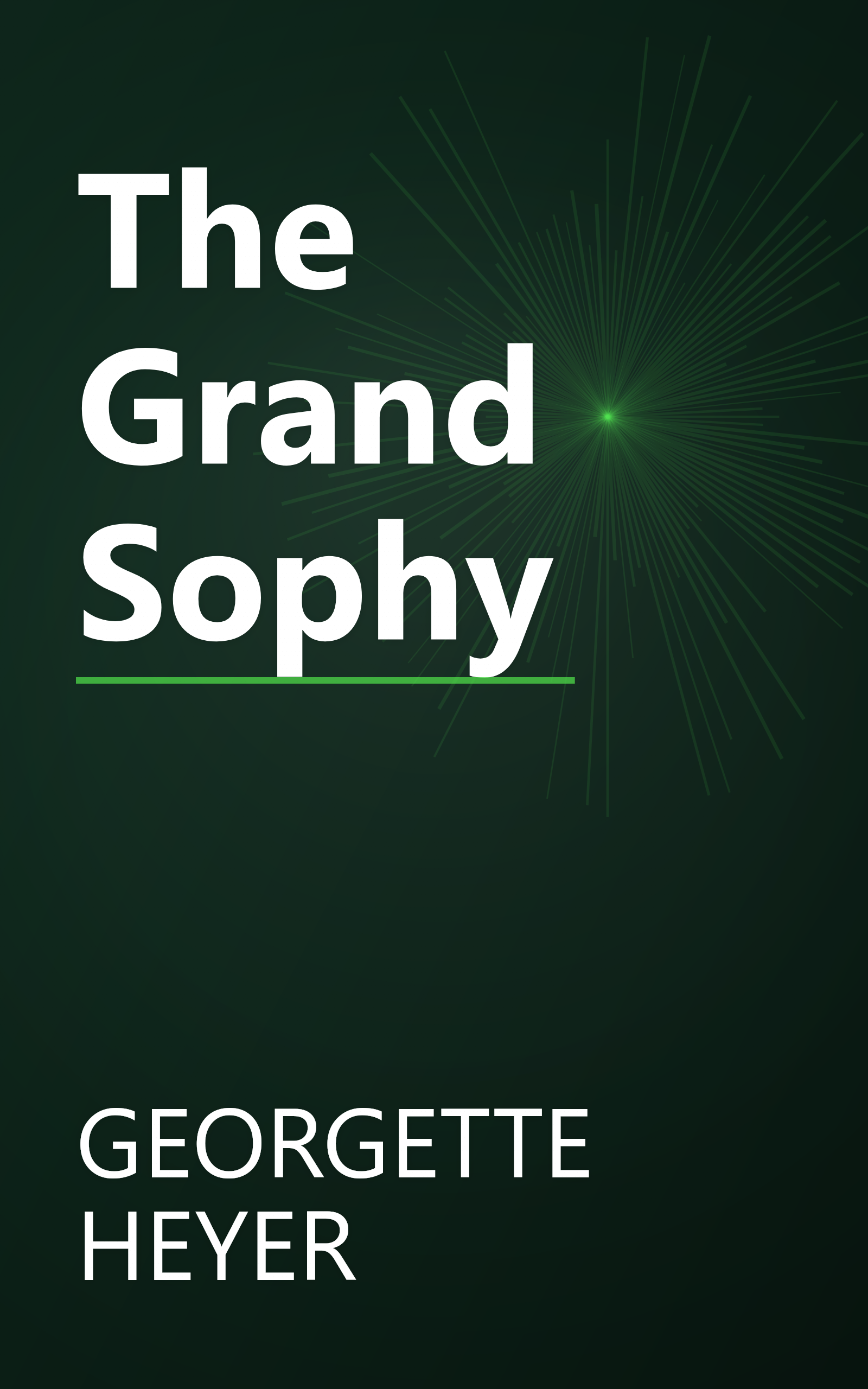 The Grand Sophy book cover