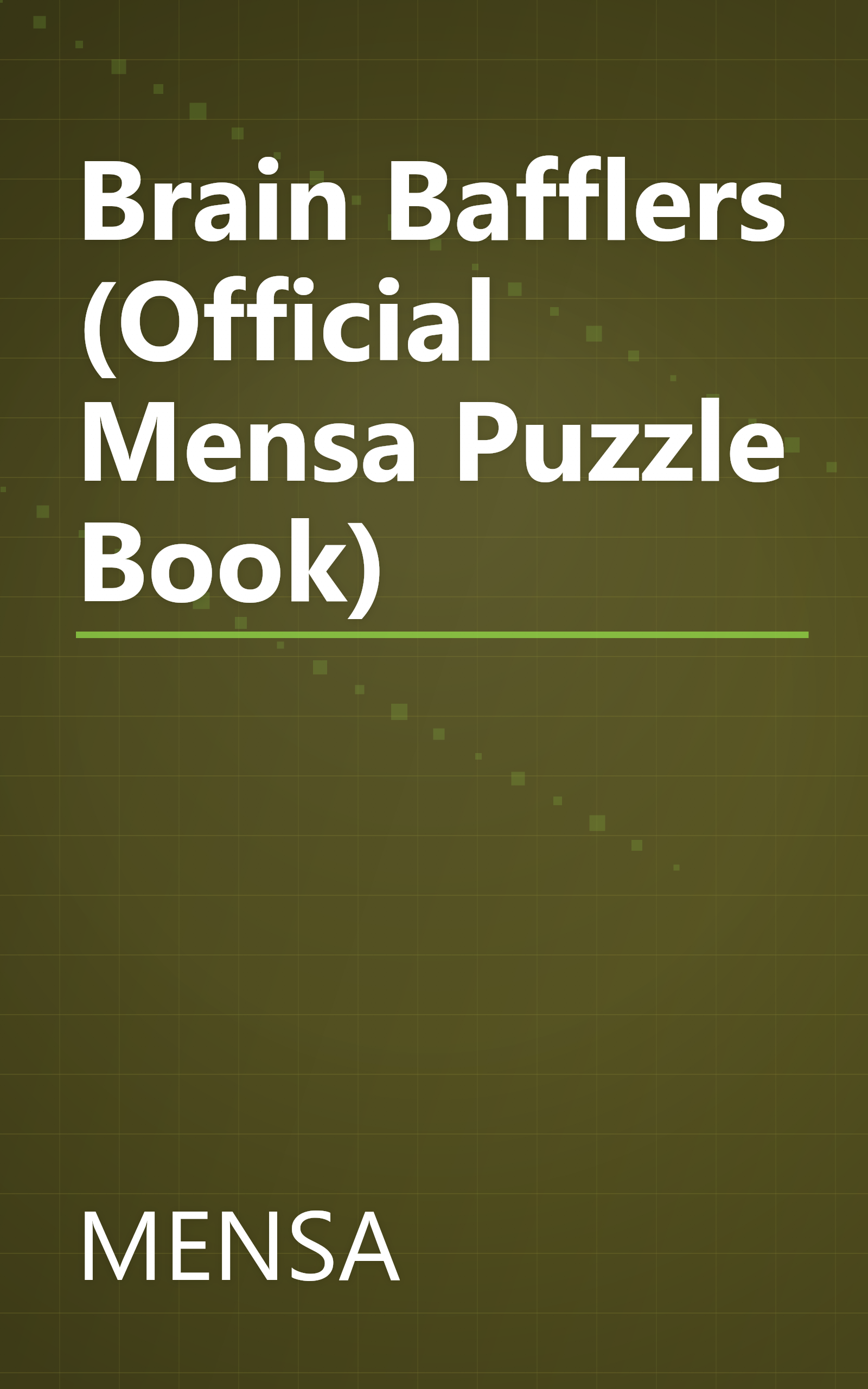 Brain Bafflers (Official Mensa Puzzle Book) book cover